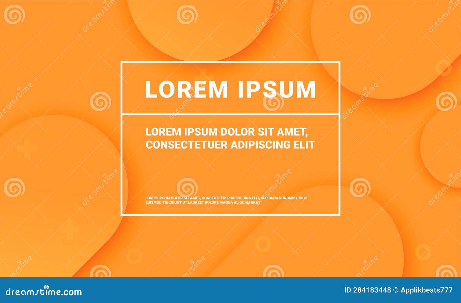 Minimal Orange Background for Presentation Backdrop Template. Vector ...