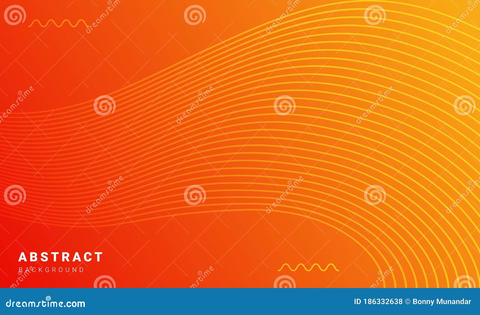 Minimal Orange Gradient Background with Wave, Abstract Creative Scratch ...