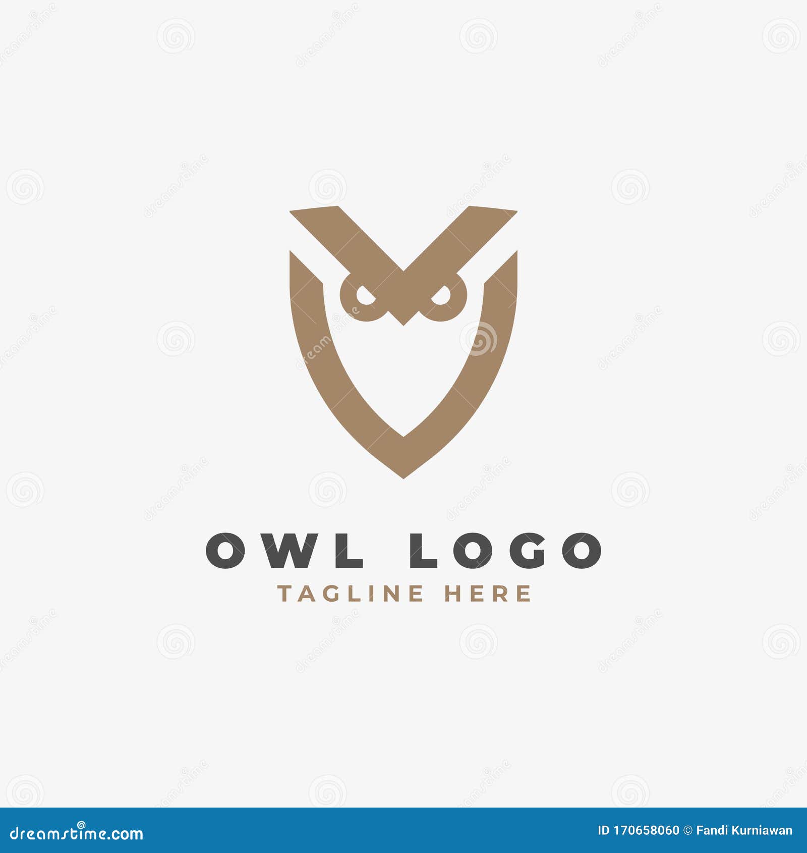 Minimal Owl Logo Design. Vector Illustration Stock Vector ... Minimal Owl Logo Design. Vector Illustration Stock Vector ...