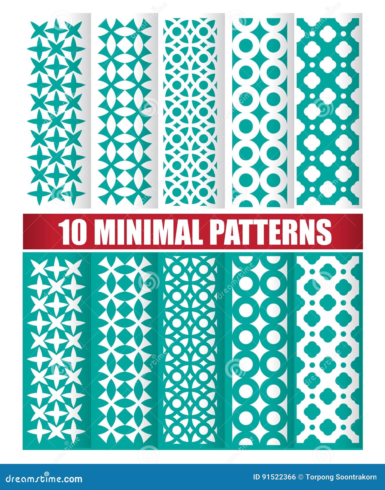 10 minimal patterns stock vector. Illustration of artwork - 91522366