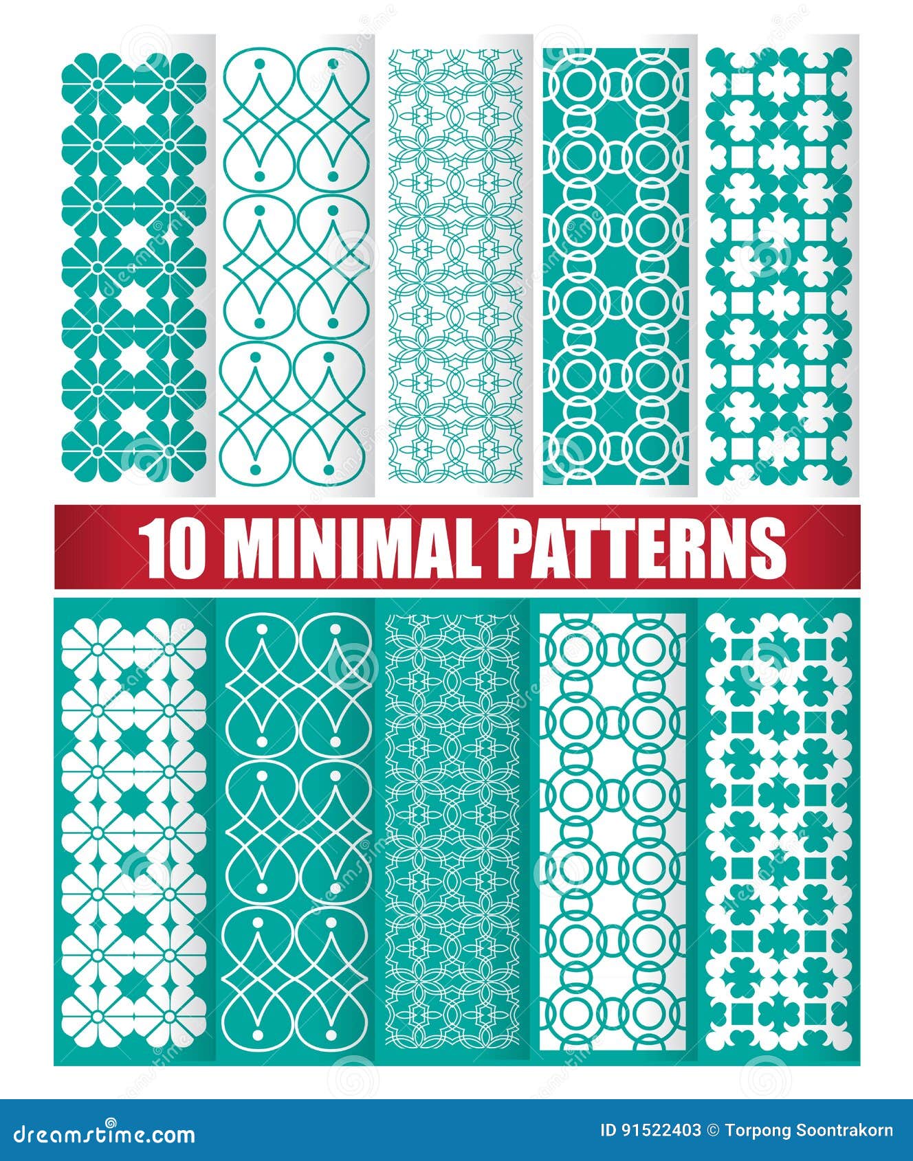 10 minimal patterns stock vector. Illustration of graphic - 91522403