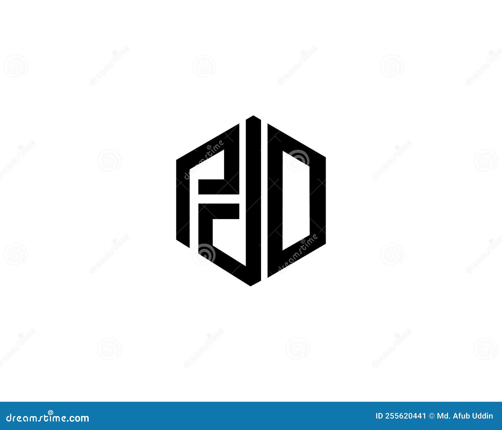 Minimal PDD Logo Design Template. Stock Vector - Illustration of ...