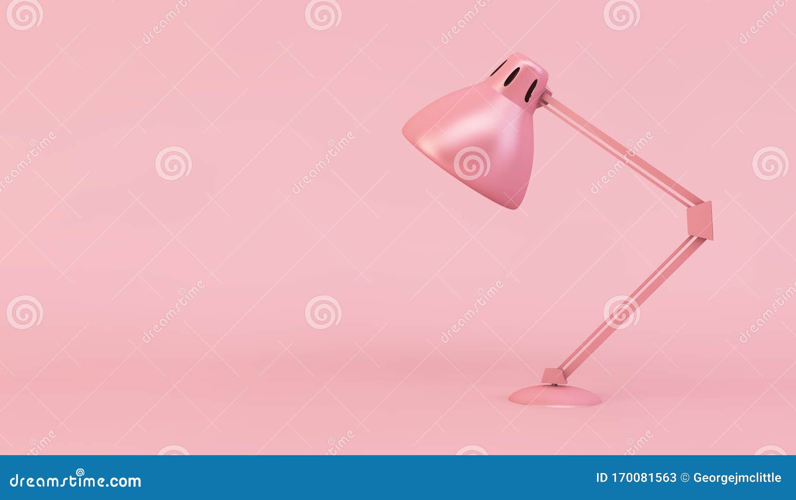 Minimal pink lamp stock illustration. Illustration of light - 170081563