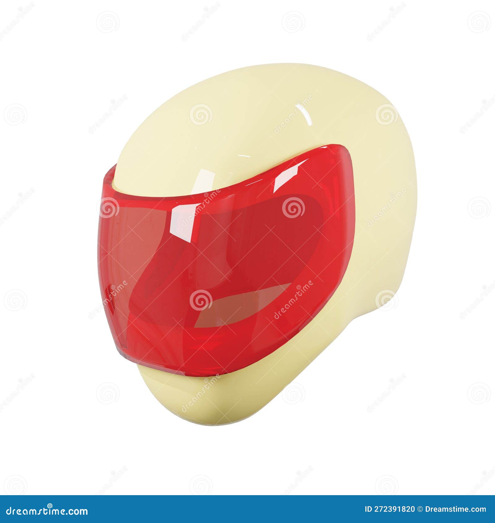 Minimal Racer Helm Motorcycle 3d Rendering Stock Photo - Illustration ...