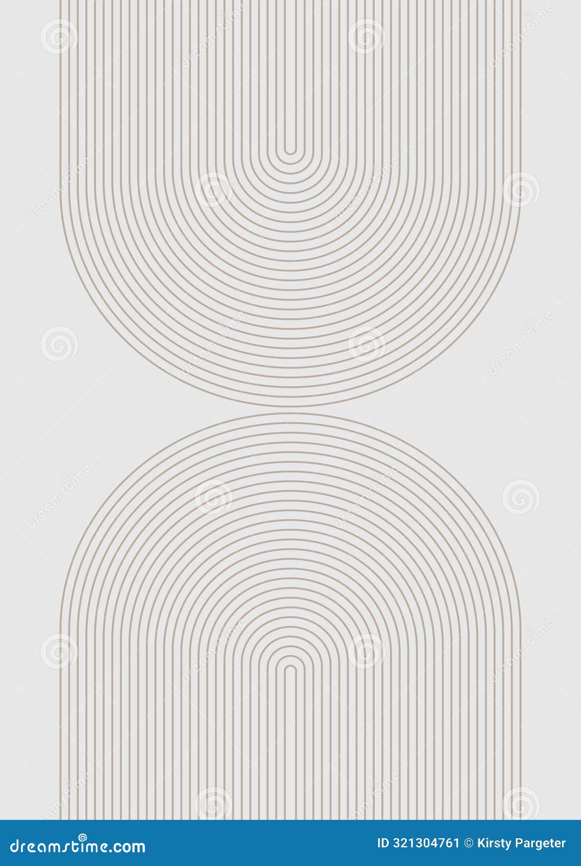 Minimal Scandi Style Geometric Line Art Design Stock Vector ...