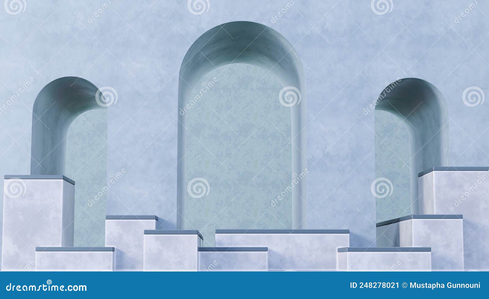 Minimal Scene for Product Display Presentation. Concrete Display ...