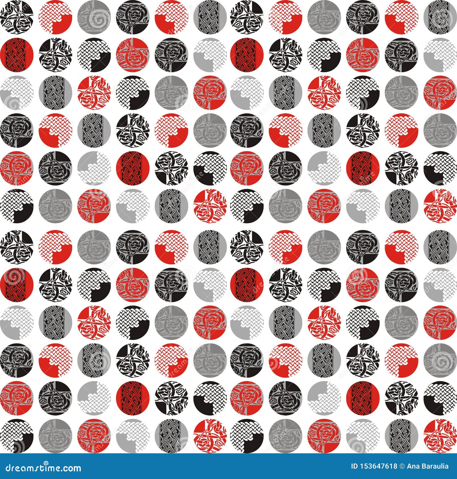 Minimal Seamless Borders Vintage Design Elements Set On White Stock ...