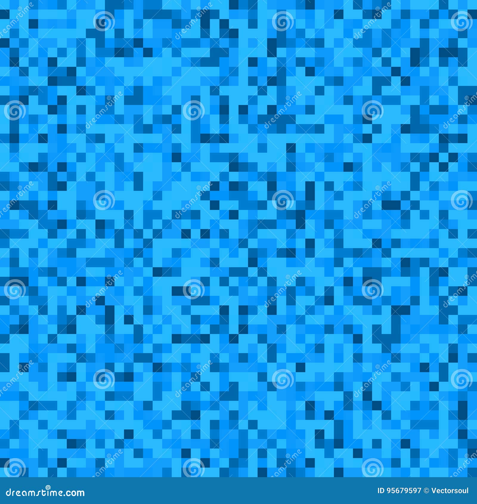 Minimal Seamless Pixelated Mosaic Pattern with Random Pixels. Re Stock ...