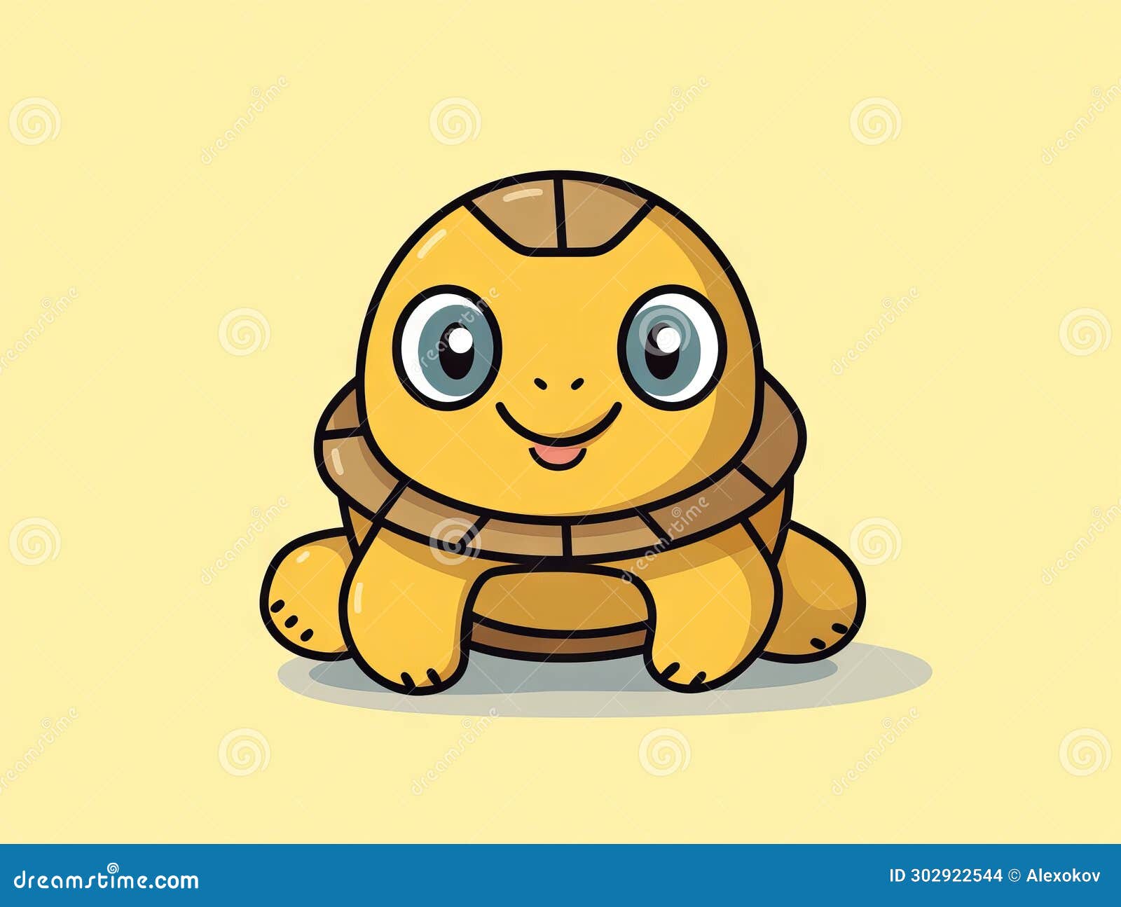 Minimal Simple Hand-Drawn Turtle Illustration AI Generated Stock ...