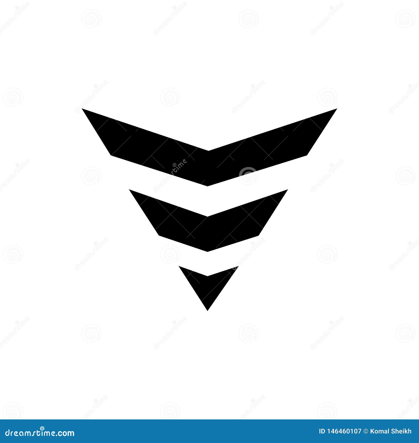 Minimal Simple Flat Logo Design Vector Illustration Stock Vector ...