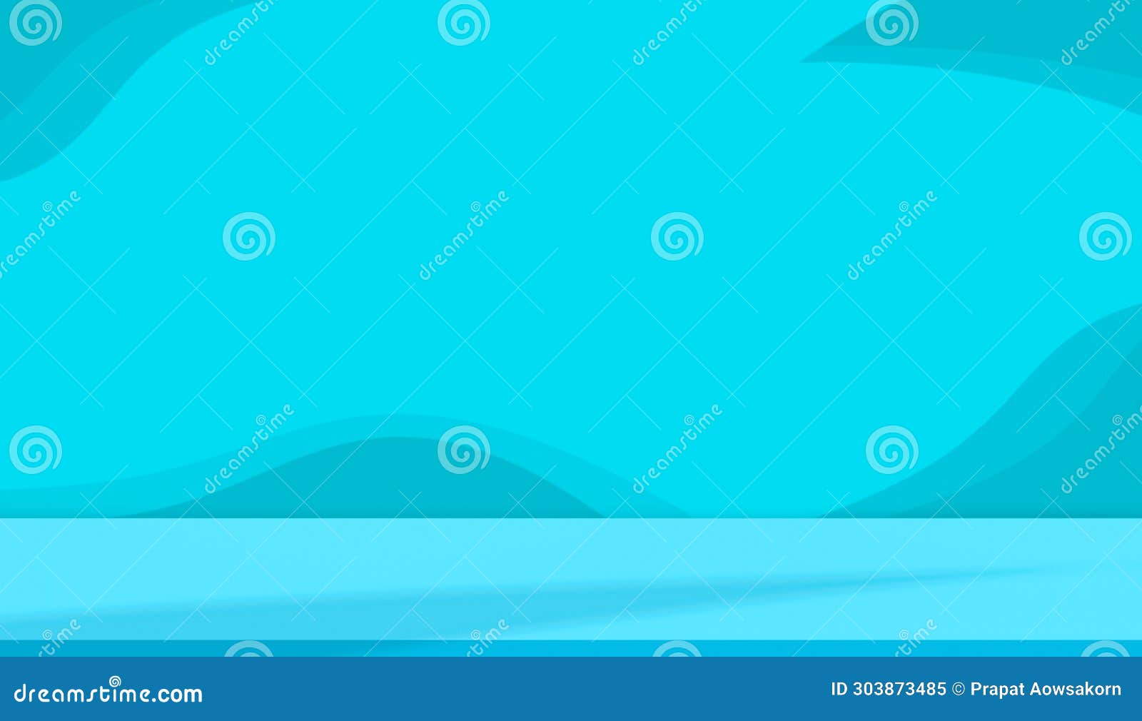 Blue Capri Color Trend 2024 Product Display Presentation Background ...
