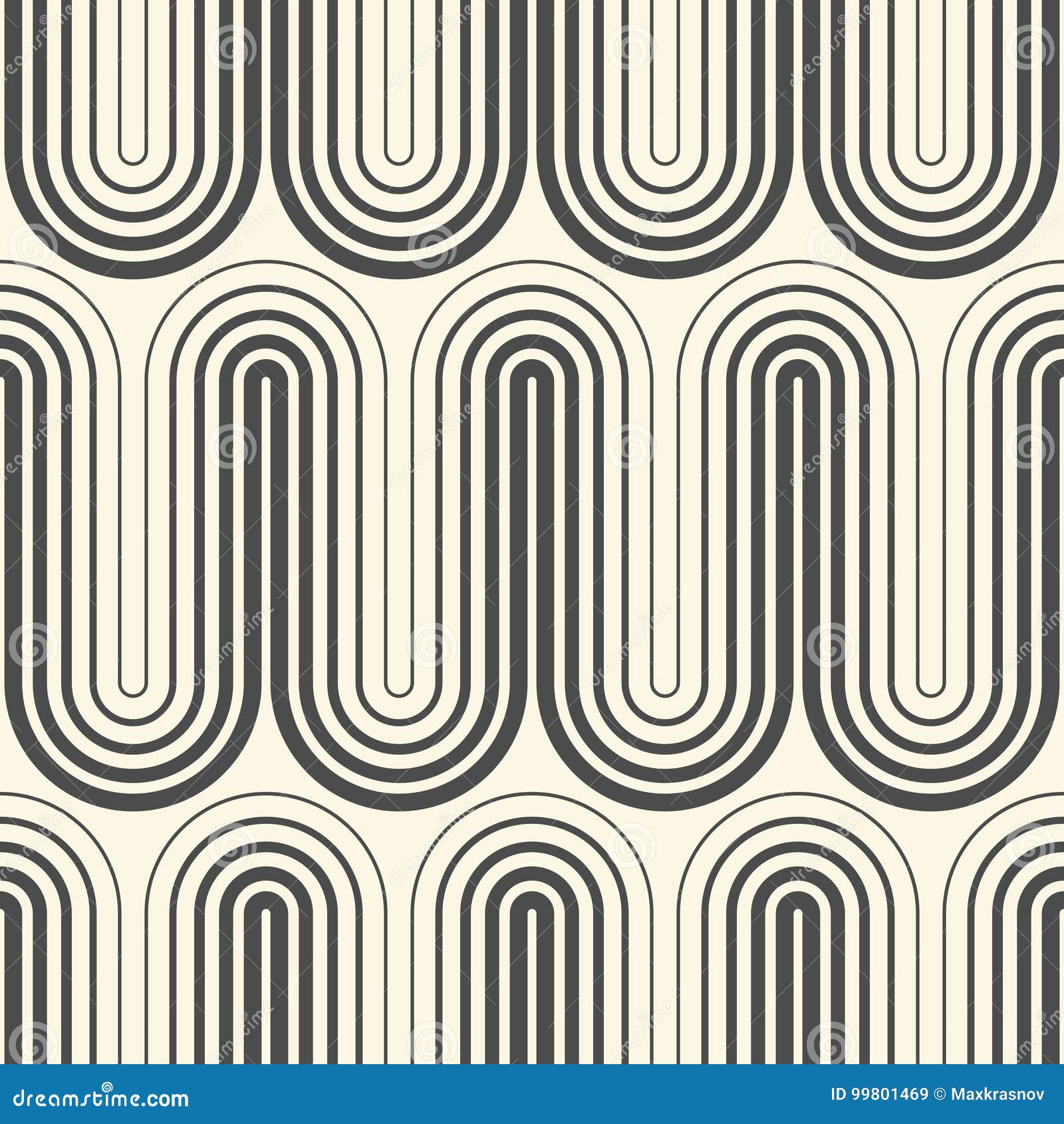 Minimal Stripe Graphic Design. Seamless Disco Pattern Stock Vector ...