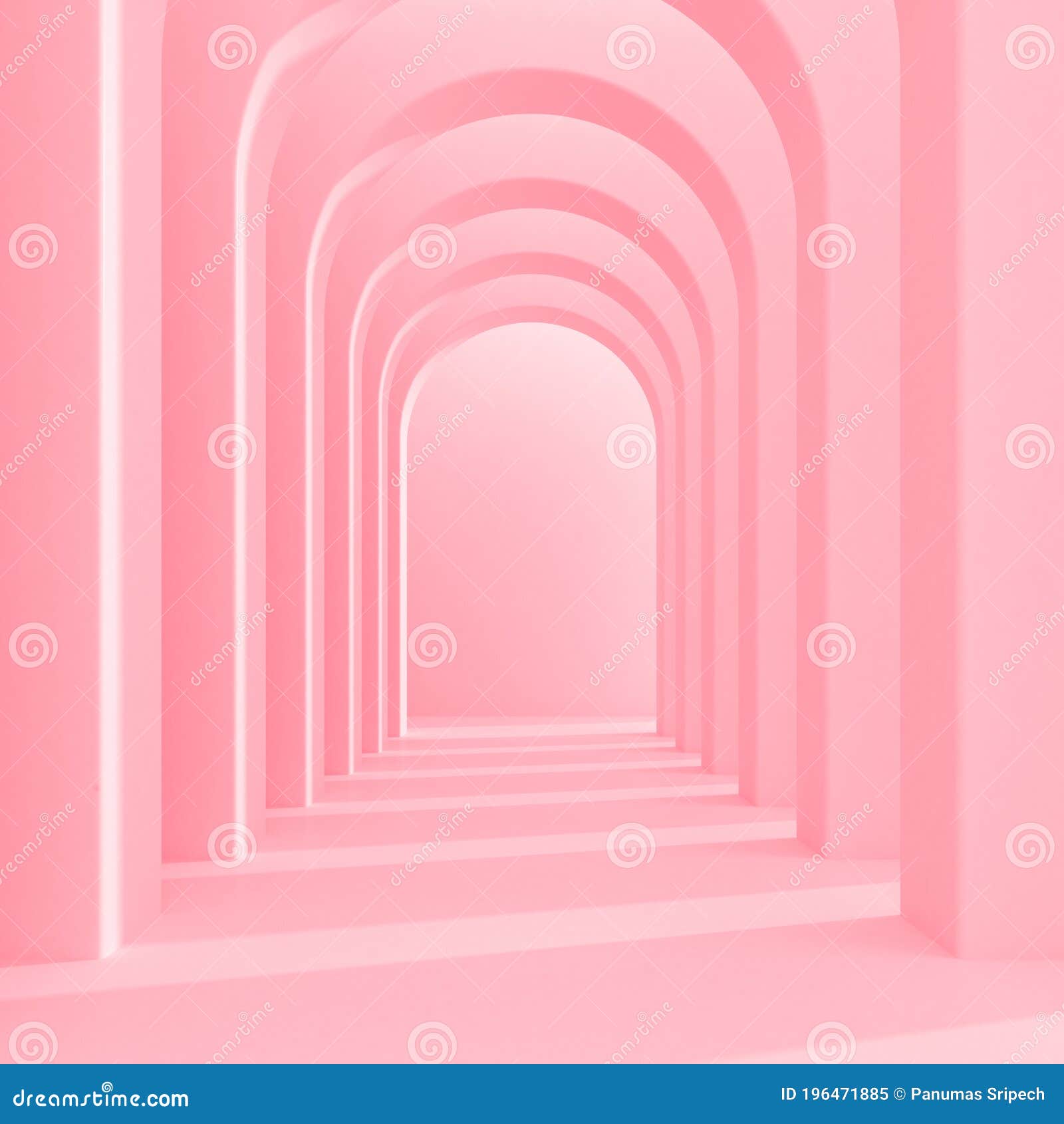 Minimal Style Of Arch Space, Architectural Details With Shade And ...