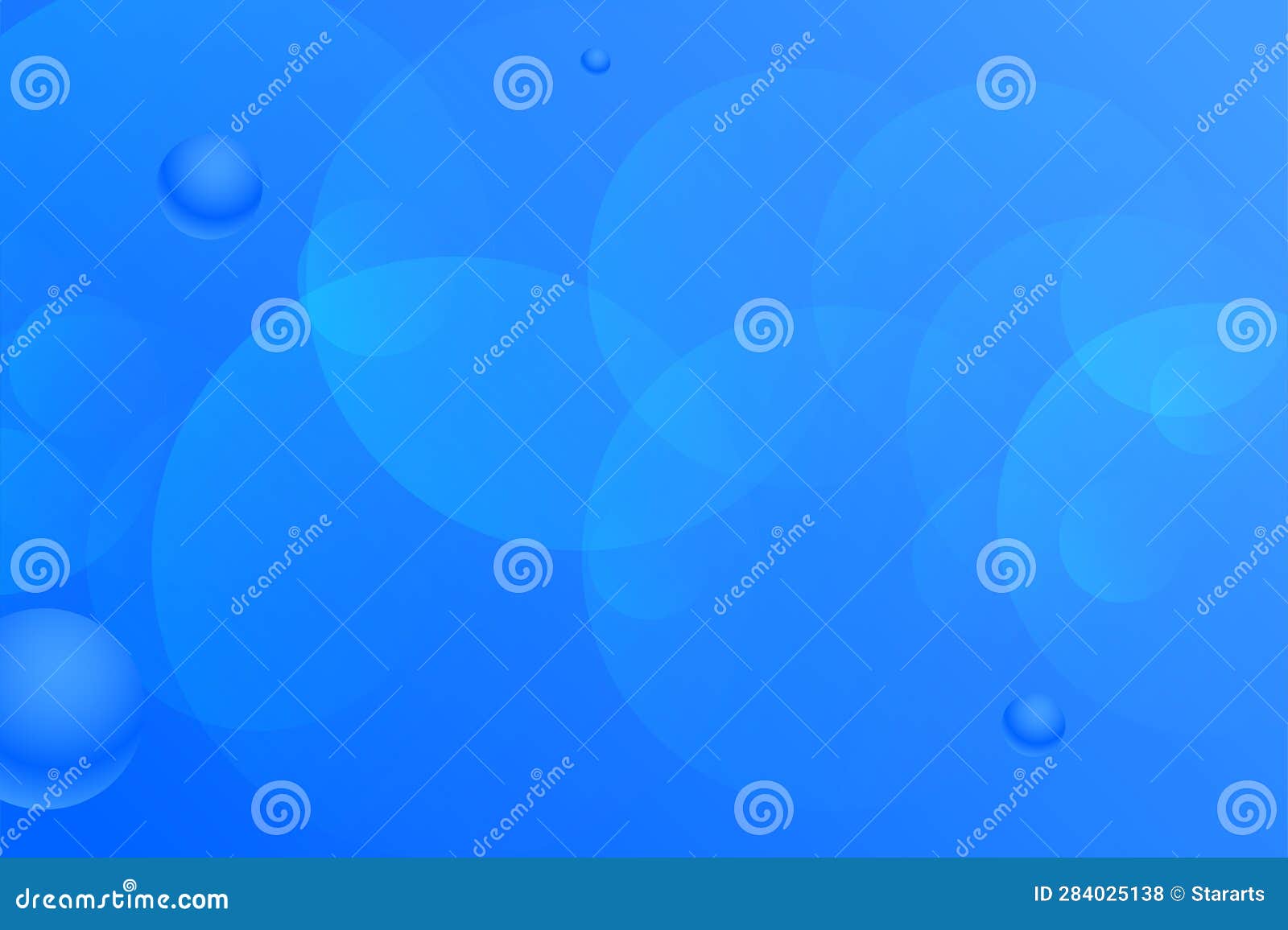 Minimal Style Geometric Round Shape on Blue Background Stock Vector ...