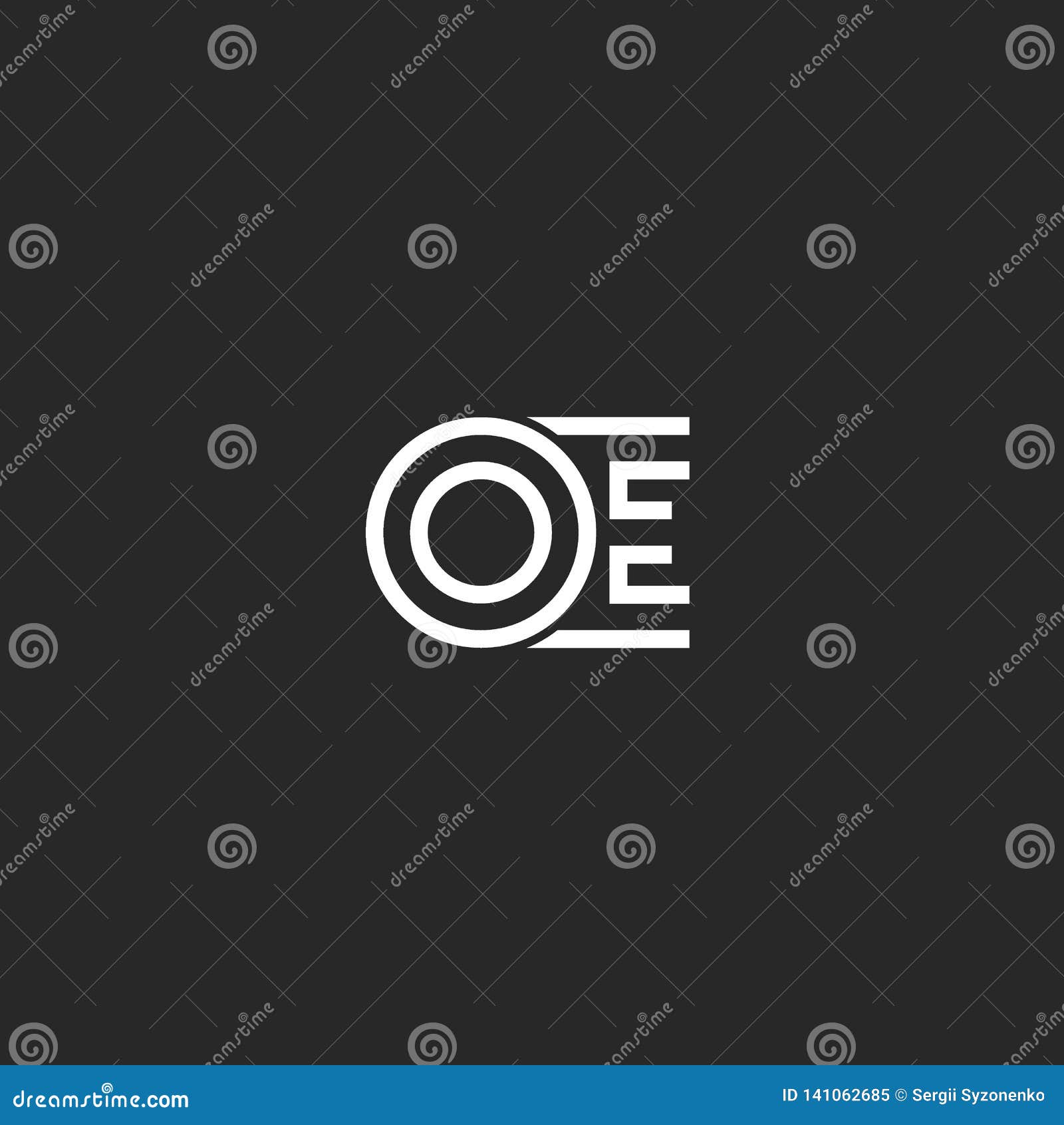 Two Intersection Letters OC Logo Monogram, CO Emblem Infinity Symbol, O ...