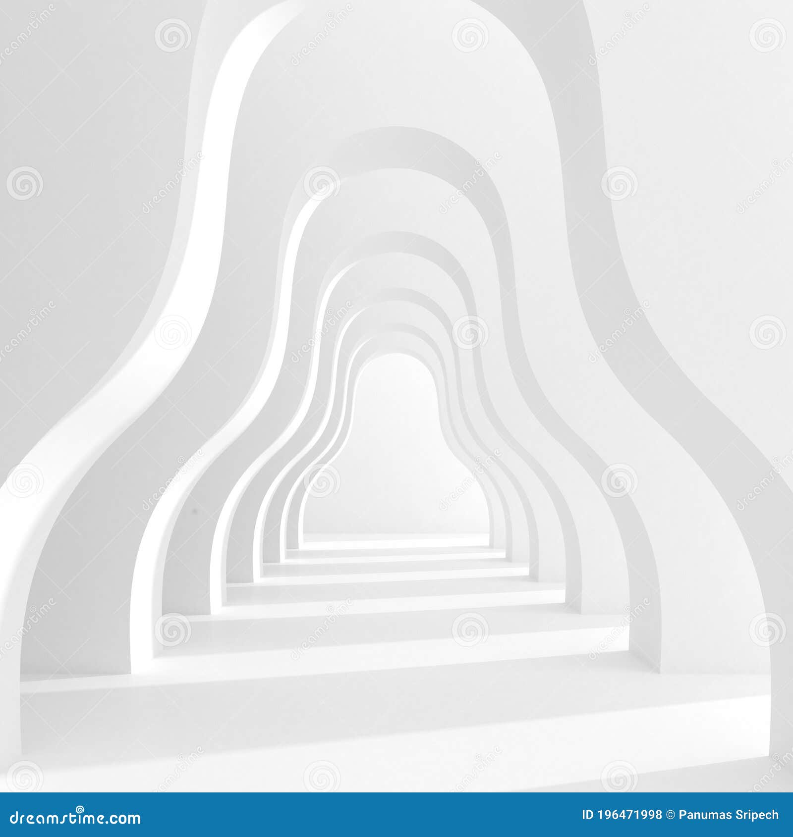 Minimal Style of Pattern Tunnel Space, Abstract Architectural Details ...