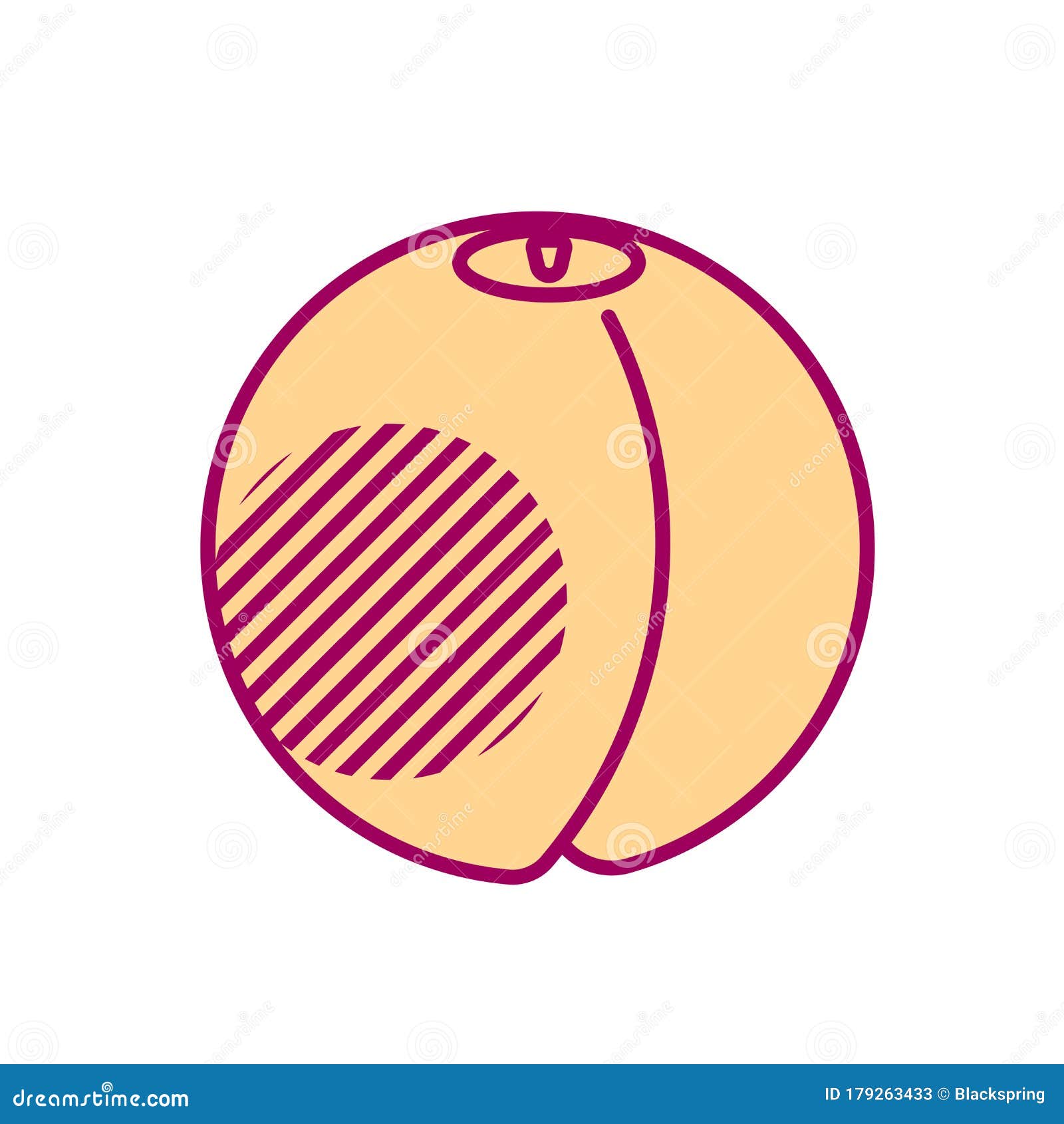 Peach Illustration Cartoon Is Graduation With A Giant Pencil ...