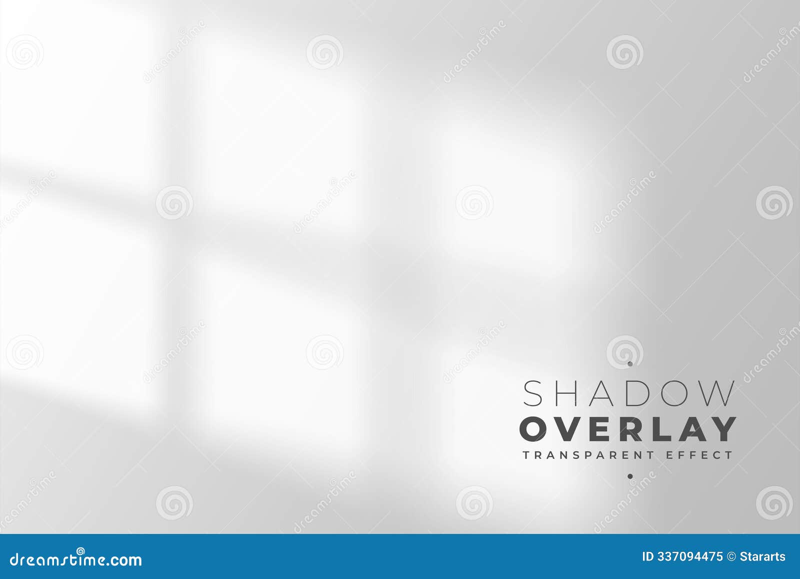 Minimal Style Window Shadow Overlay Background Vector Stock Vector ...