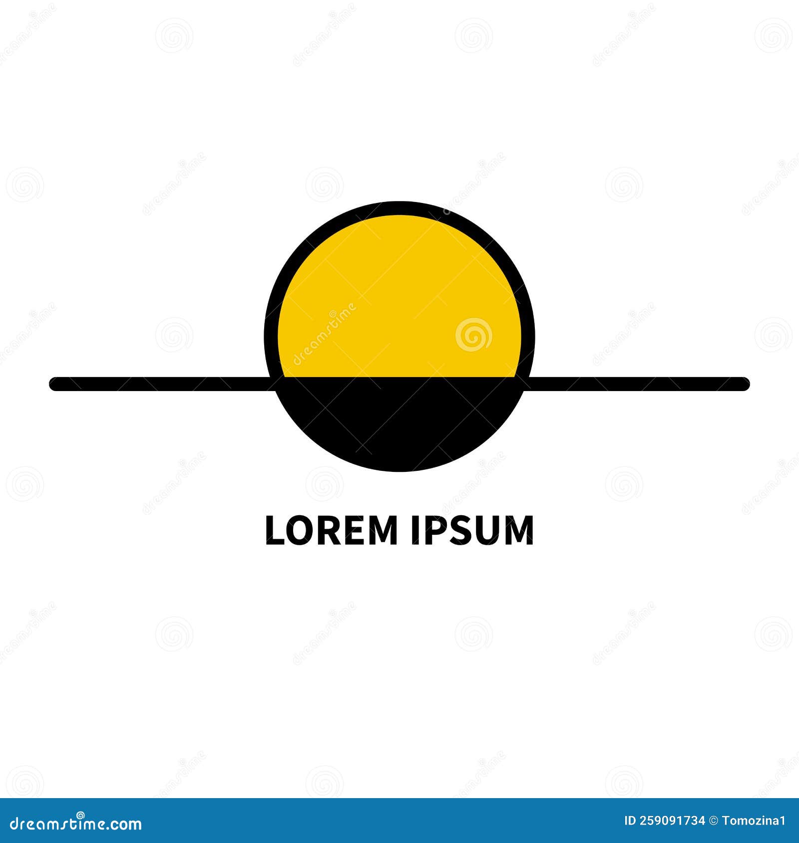 Minimal Sun Pictogram, Summer Logo Stock Vector - Illustration of ...