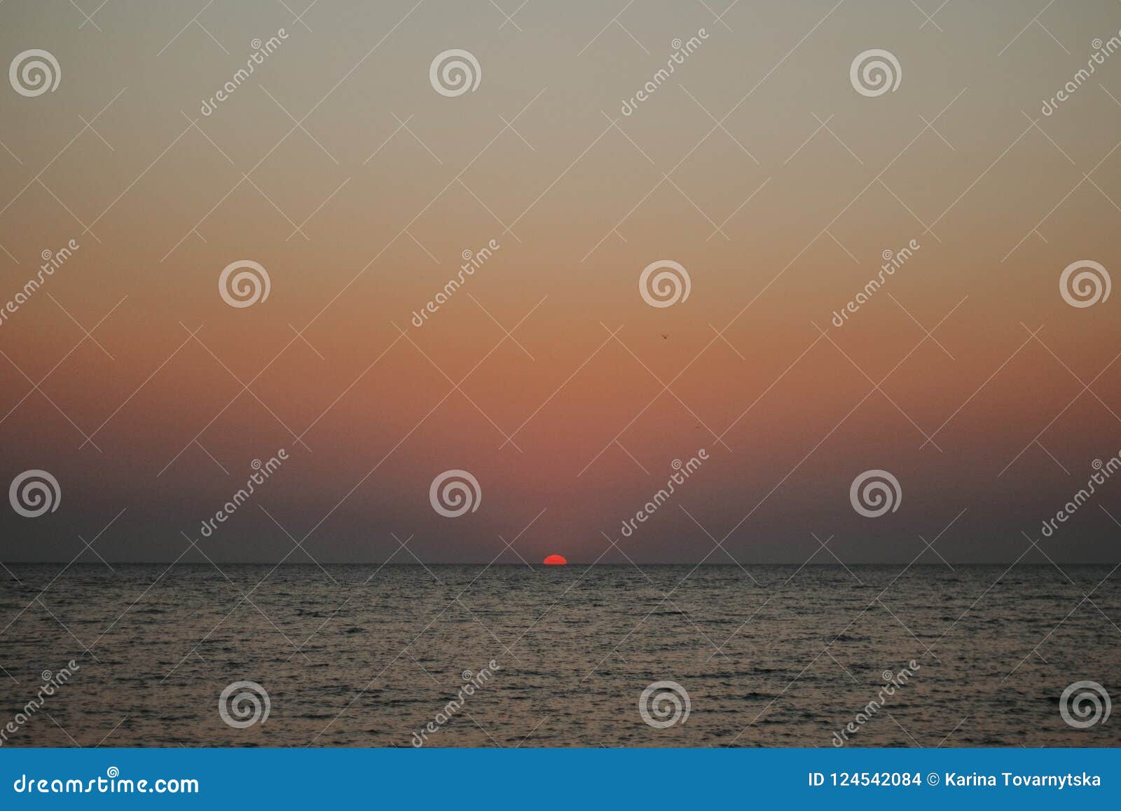 Minimal Sun in the Setting Sun on the Sea Stock Photo - Image of quiet ...