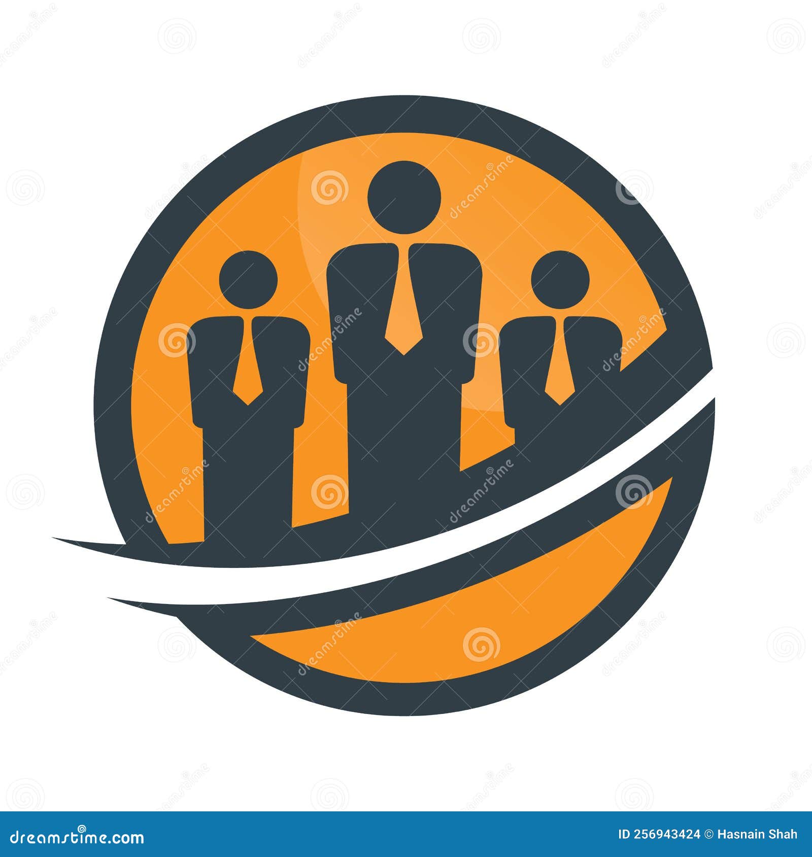 Leadership logo template. stock vector. Illustration of social - 256943424