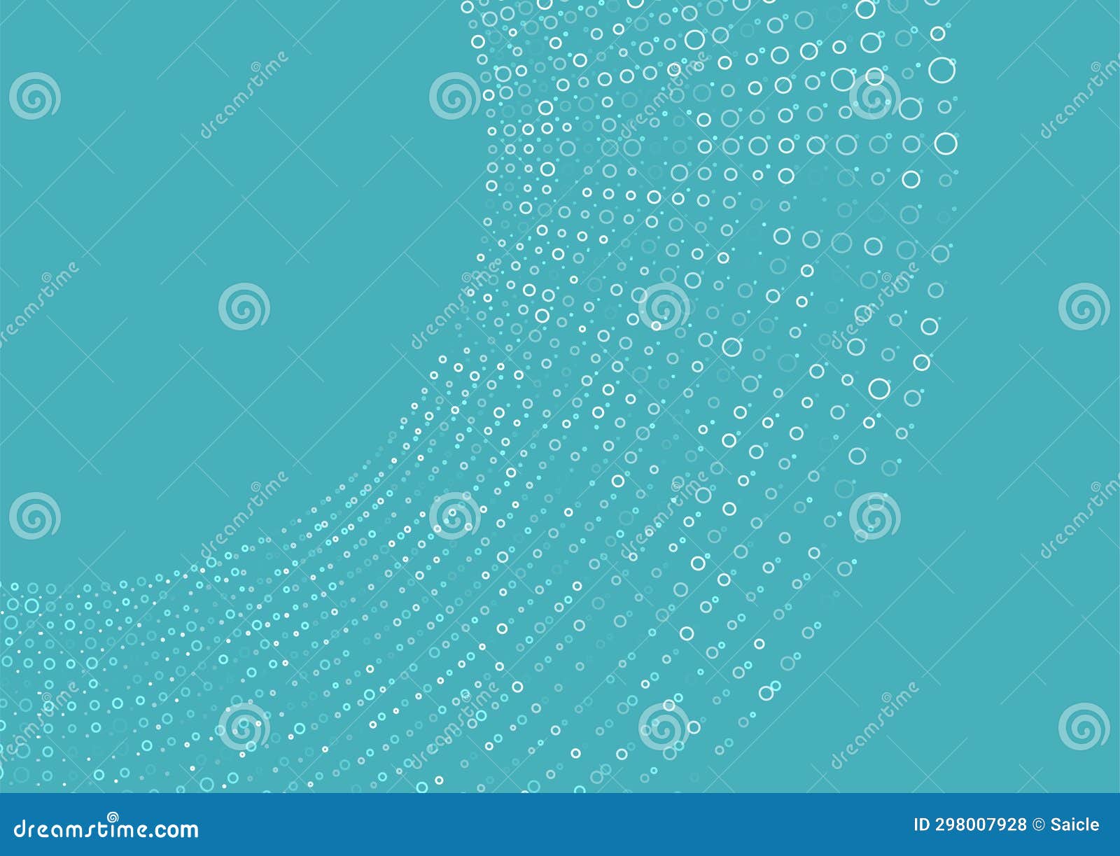 Minimal Tech Blue Halftones Dotted Circles Abstract Background Stock ...