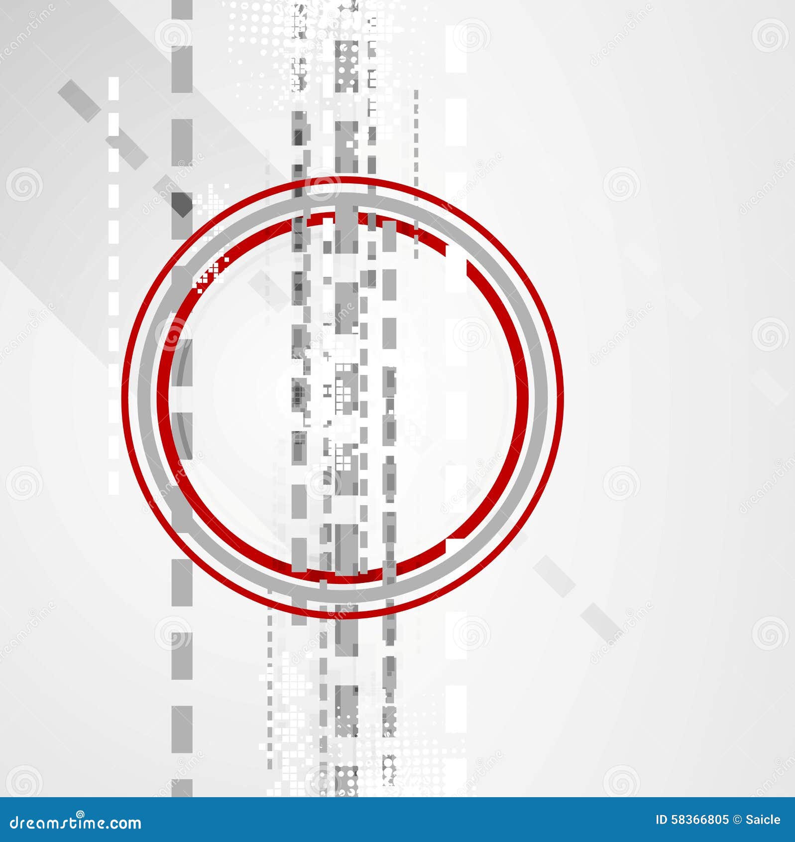 Minimal Tech Flat Geometric Design Stock Vector - Illustration of ...