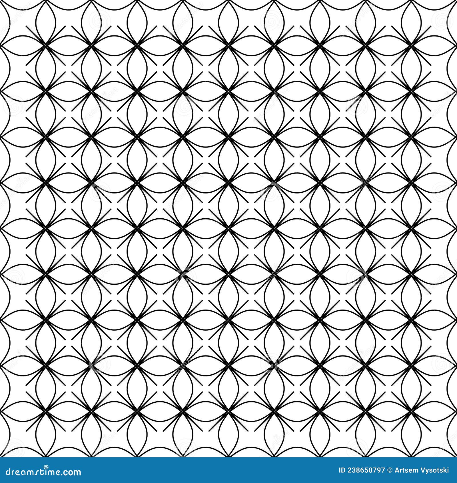 Minimal Thin Line Geometric Pattern Background. Vector Stock Vector ...