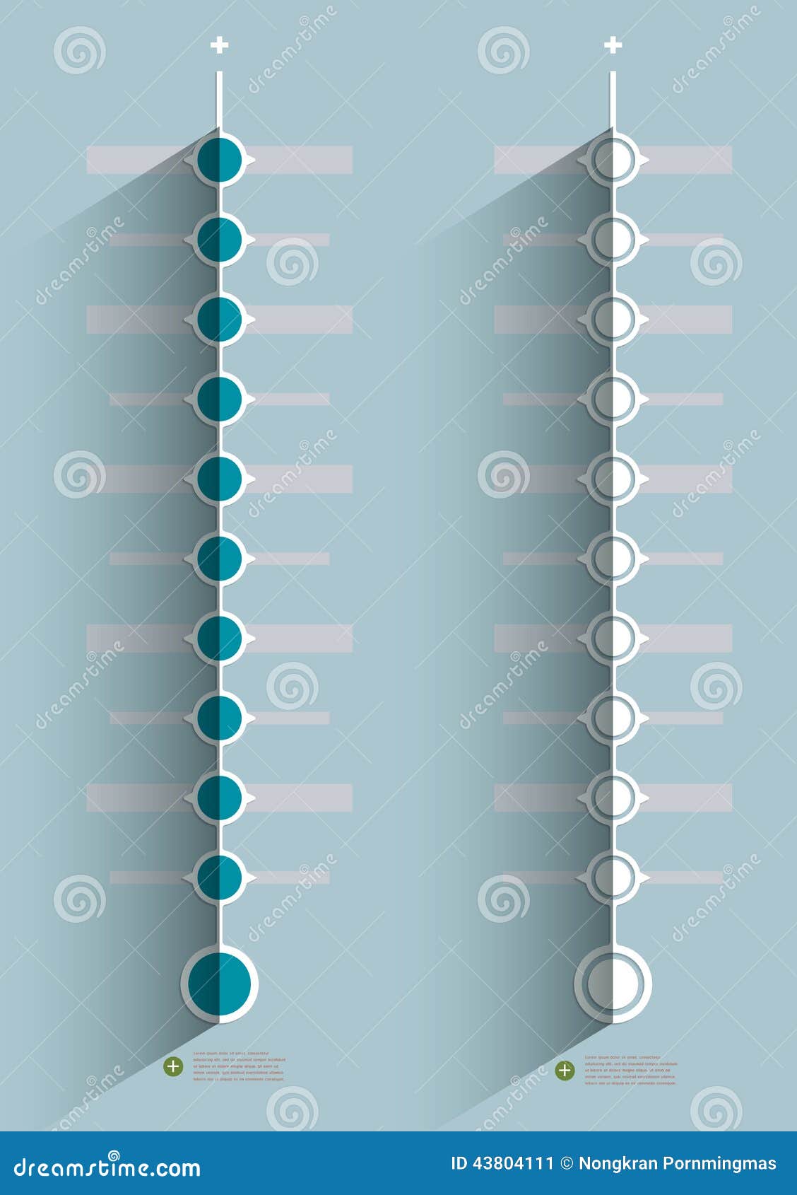 Minimal Timeline Infographic Template 4 Options Or Steps Cartoon Vector ...