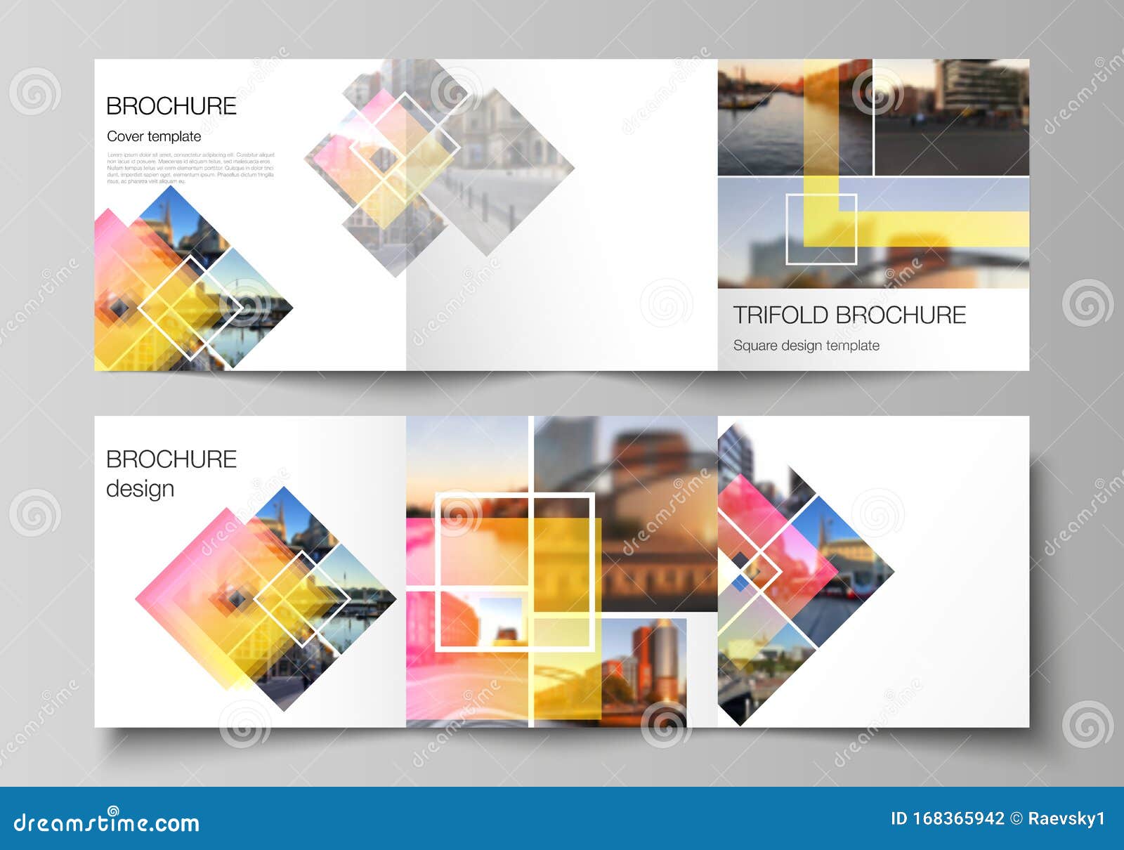 The Minimal Vector Editable Layout of Square Format Covers Design ...