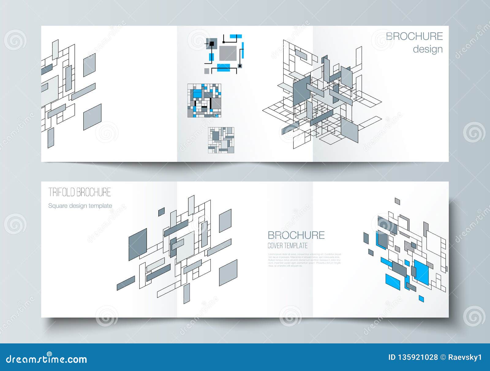 The Minimal Vector Editable Layout of Square Format Covers Design ...