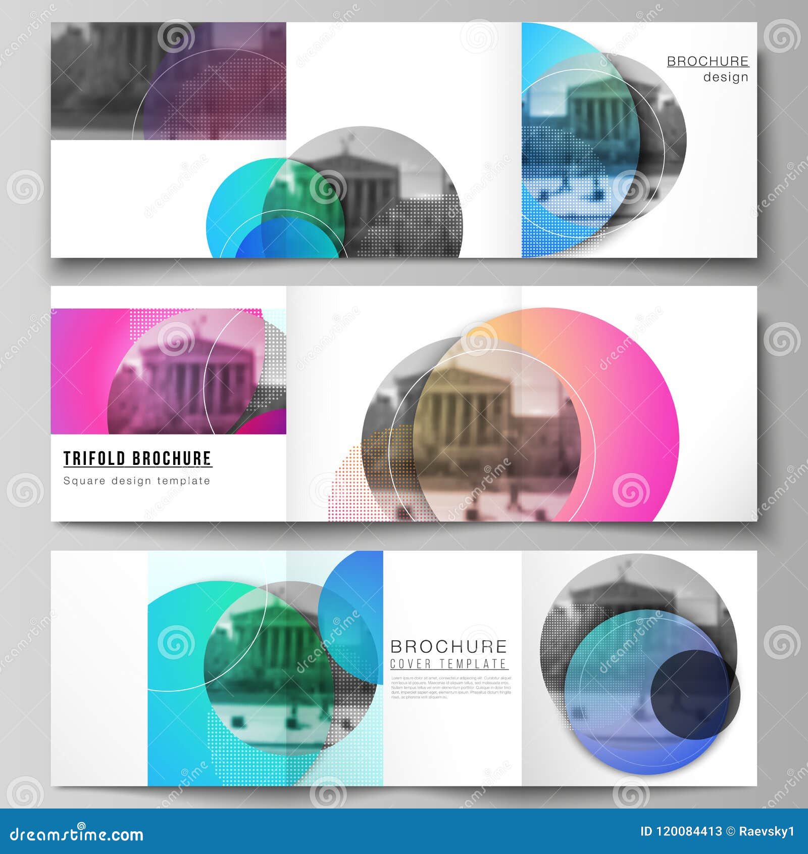 The Minimal Vector Editable Layout of Two Square Format Covers Design ...