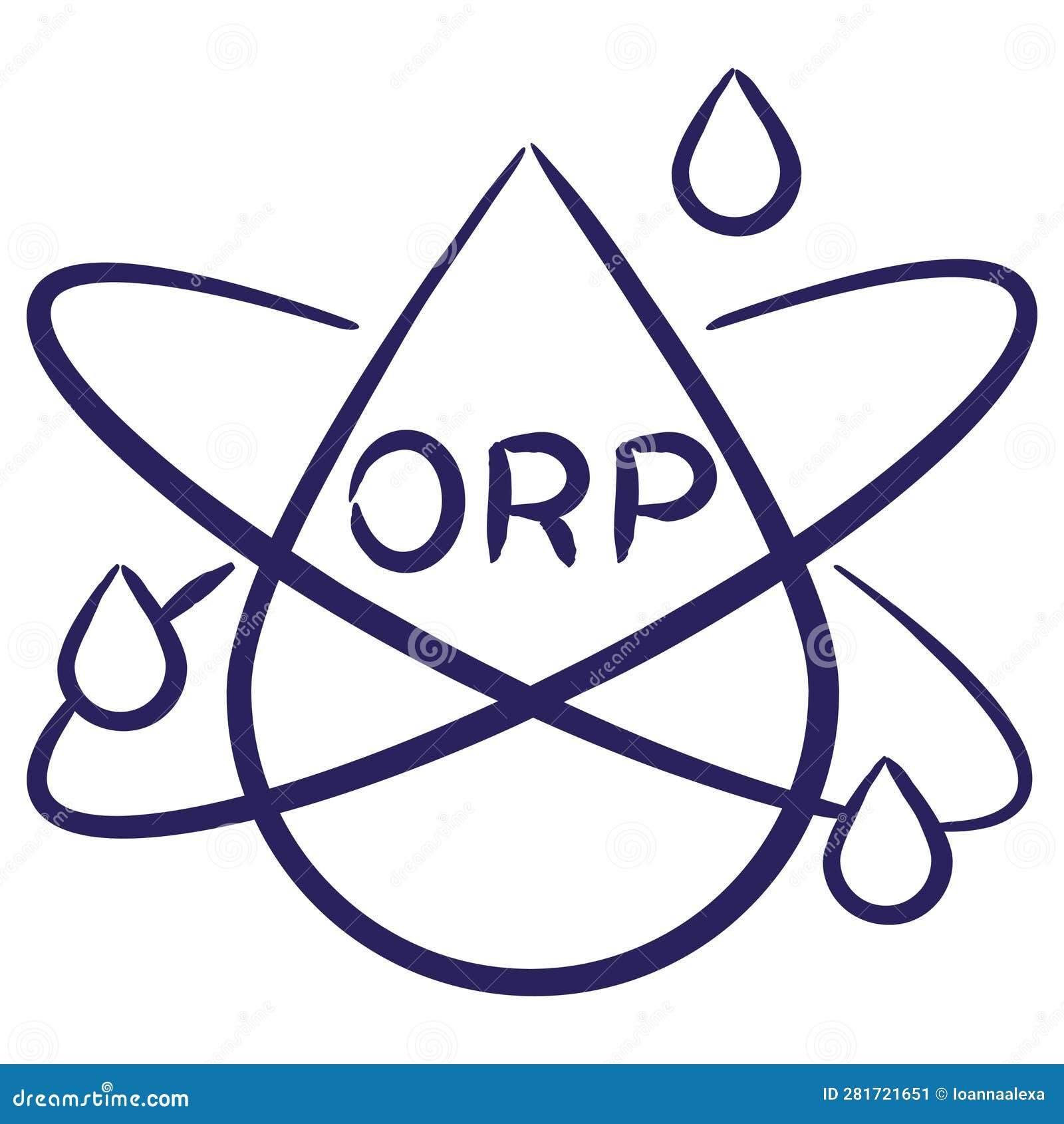 Minimal Vector Icon of the Oxidation Reduction Potential ORP Isolated ...