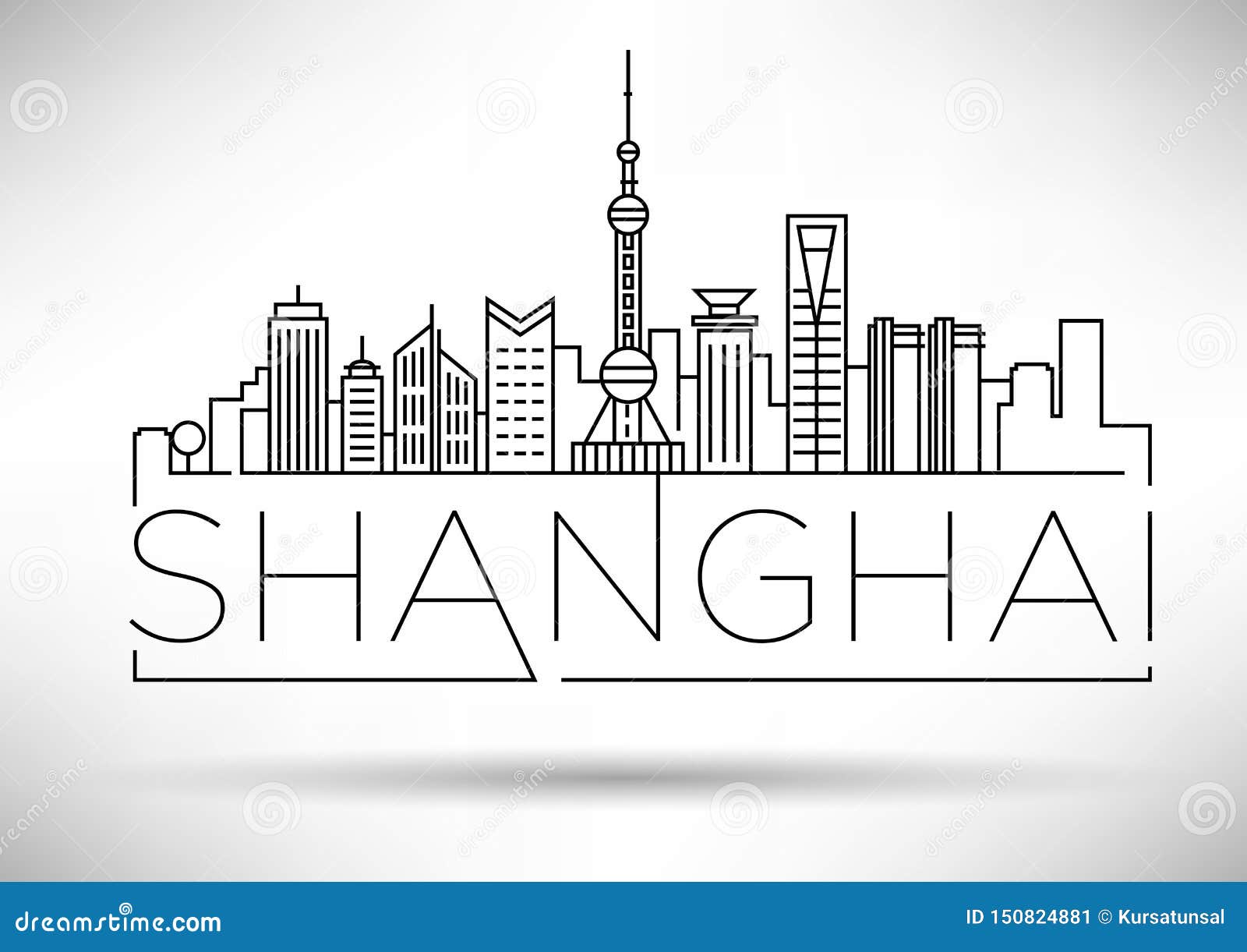 Vector Shanghai Silhouette Skyline | CartoonDealer.com #14849063 Vector Shanghai Silhouette Skyline | CartoonDealer.com #14849063