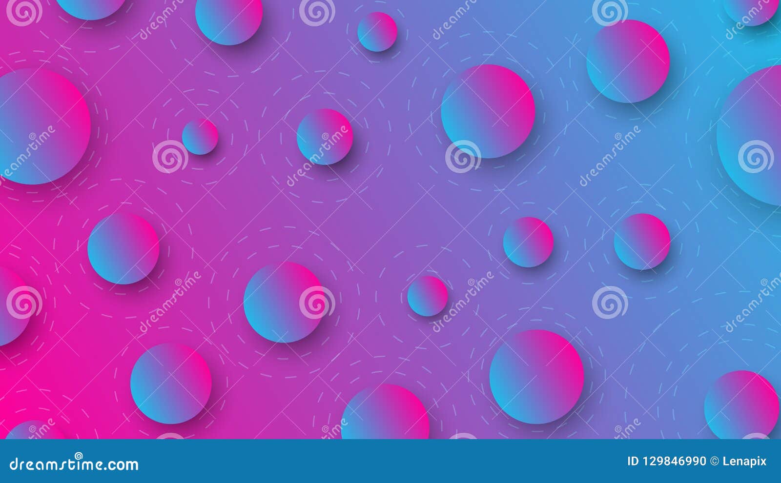 Minimal Vivid Colors Geometric Background Stock Vector - Illustration ...
