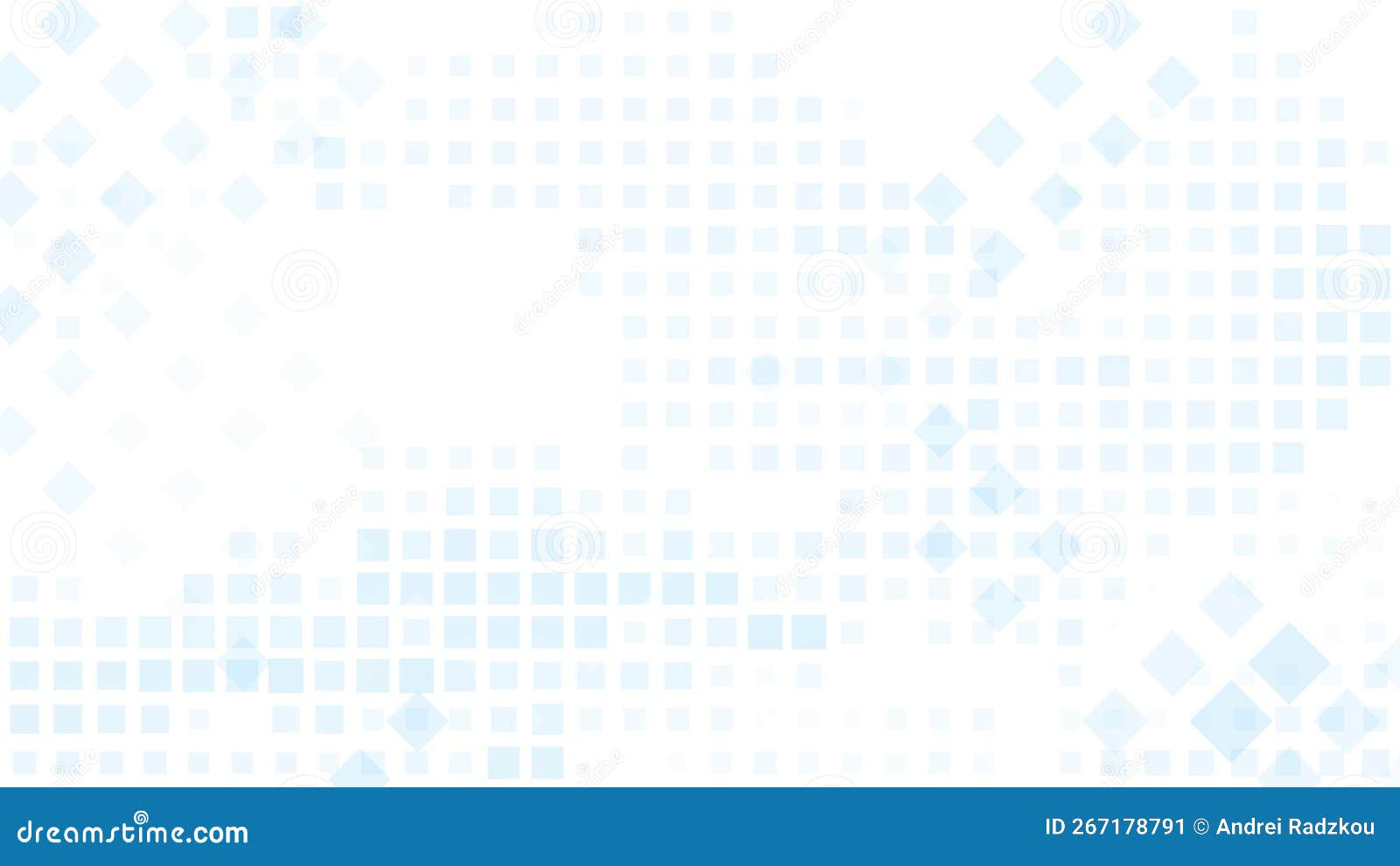 Minimal White Background with Small Light Blue Squares Stock Vector ...