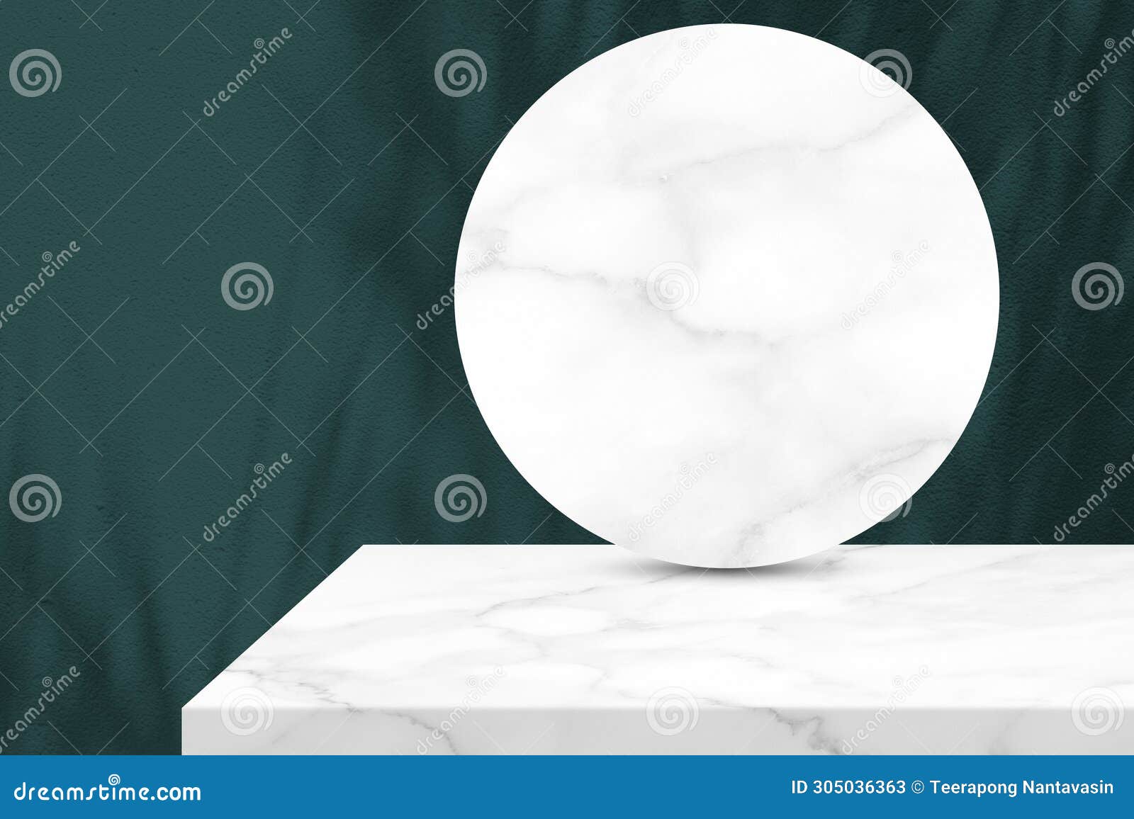 Minimal White Marble Table Corner and Circle Marble Partition with ...