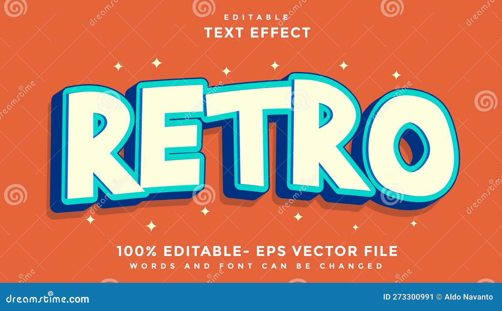 Minimal Word Retro Editable Text Effect Design, Effect Saved in Graphic ...