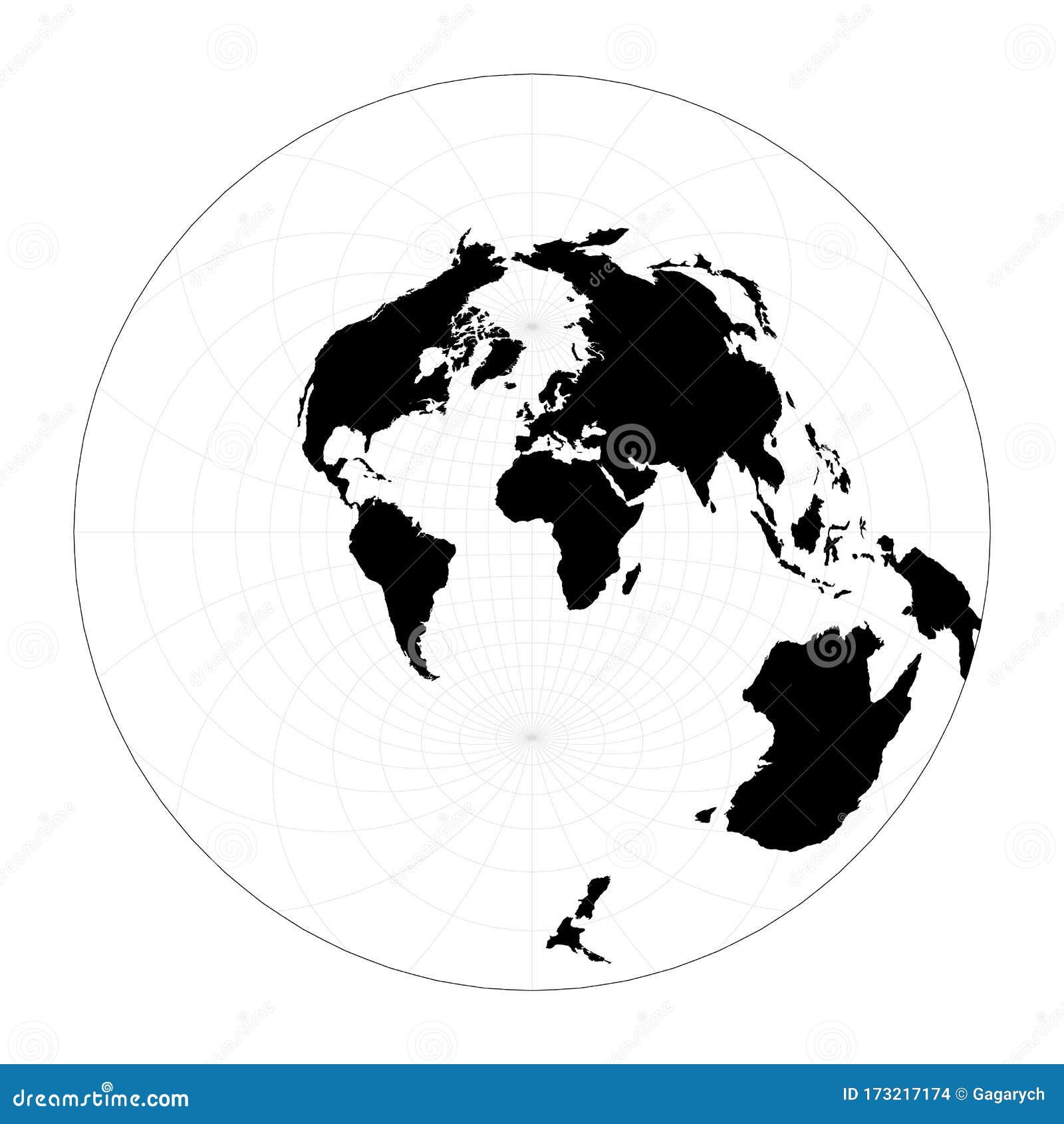 Minimal World Map. Vector Illustration | CartoonDealer.com #172717982