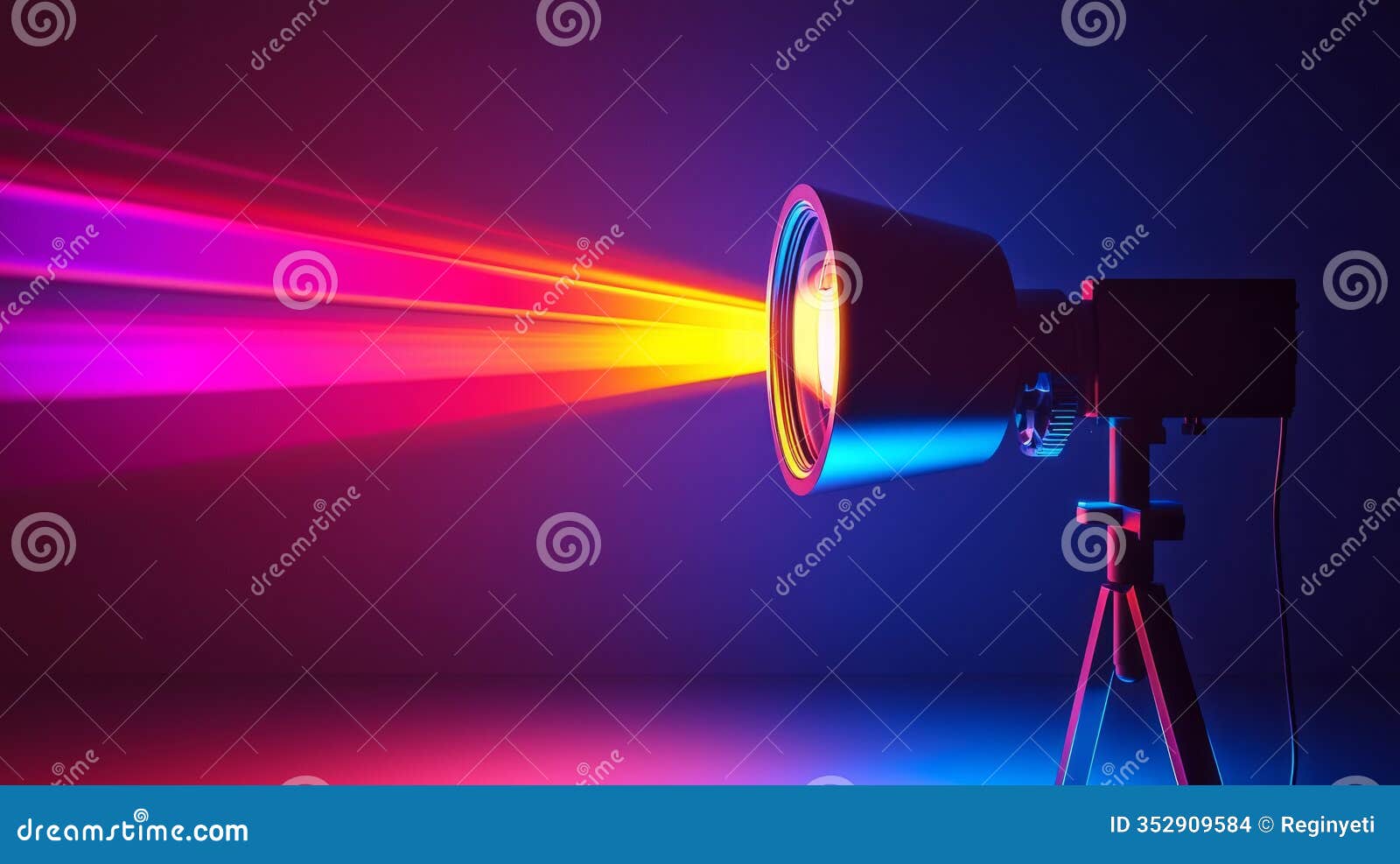 Isolated 3D Banner With Spectrometer Image Physics Technology Analysis ...