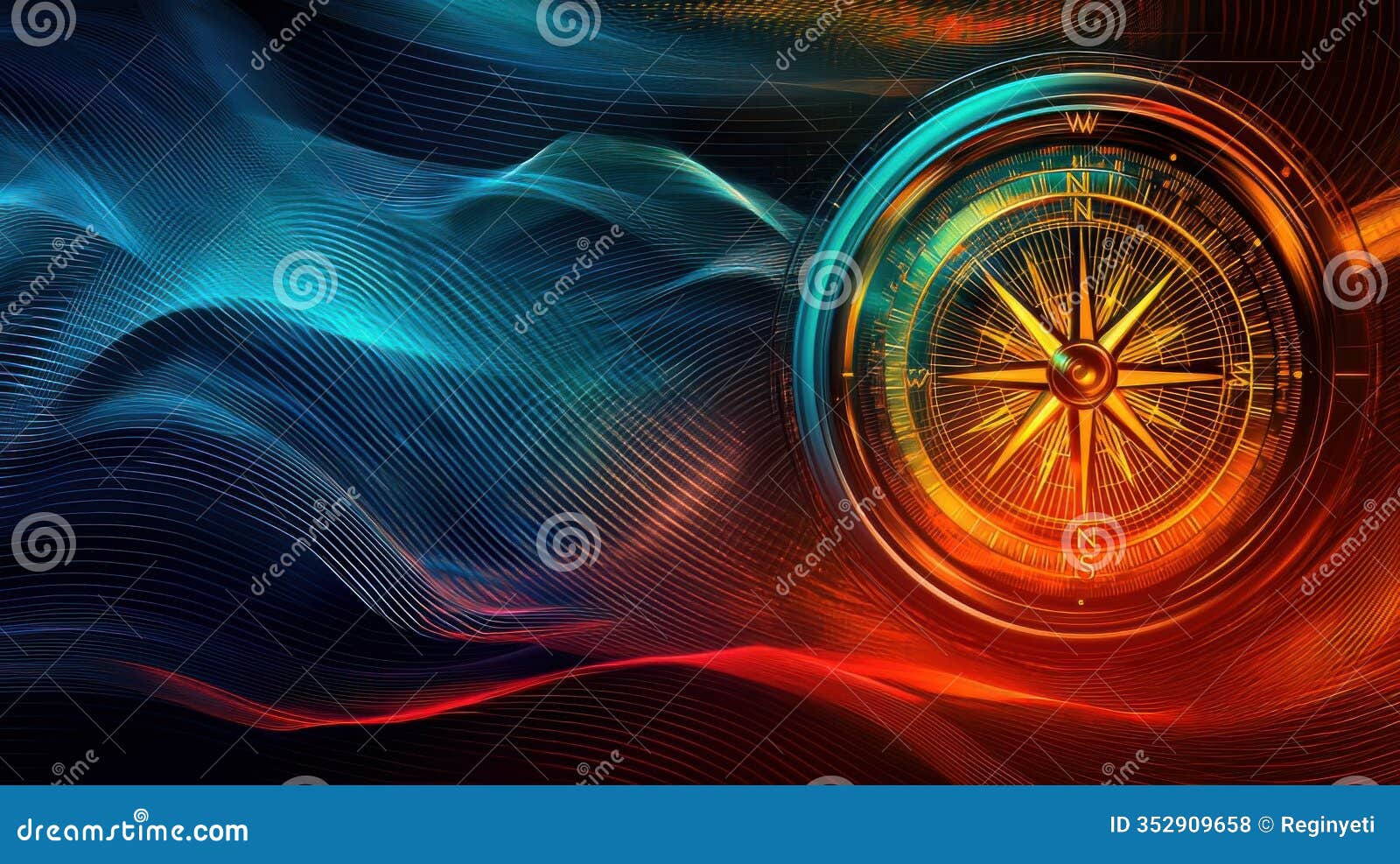 Stylized Compass Rose Isolated In Black Vector Illustration ...