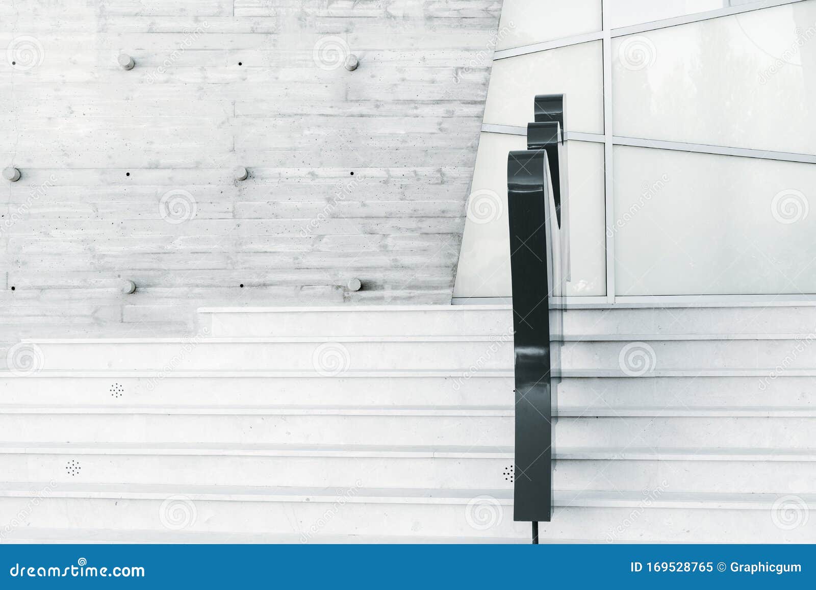 Minimalism Modern White Abstract Stairs Architecture Stock Image ...