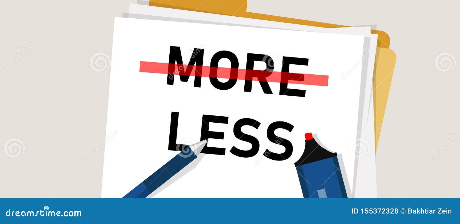 Minimalism Less Is More Paradox Concept Of Avoid Clutter Have Focus And ...