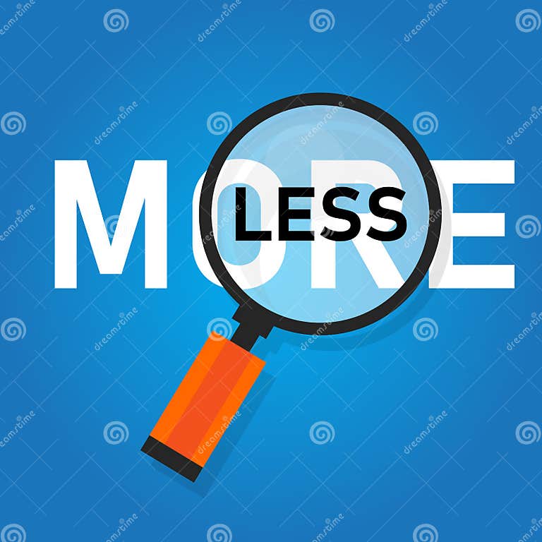 Minimalism less is More Paradox Concept of Avoid Clutter Have Focus and ...