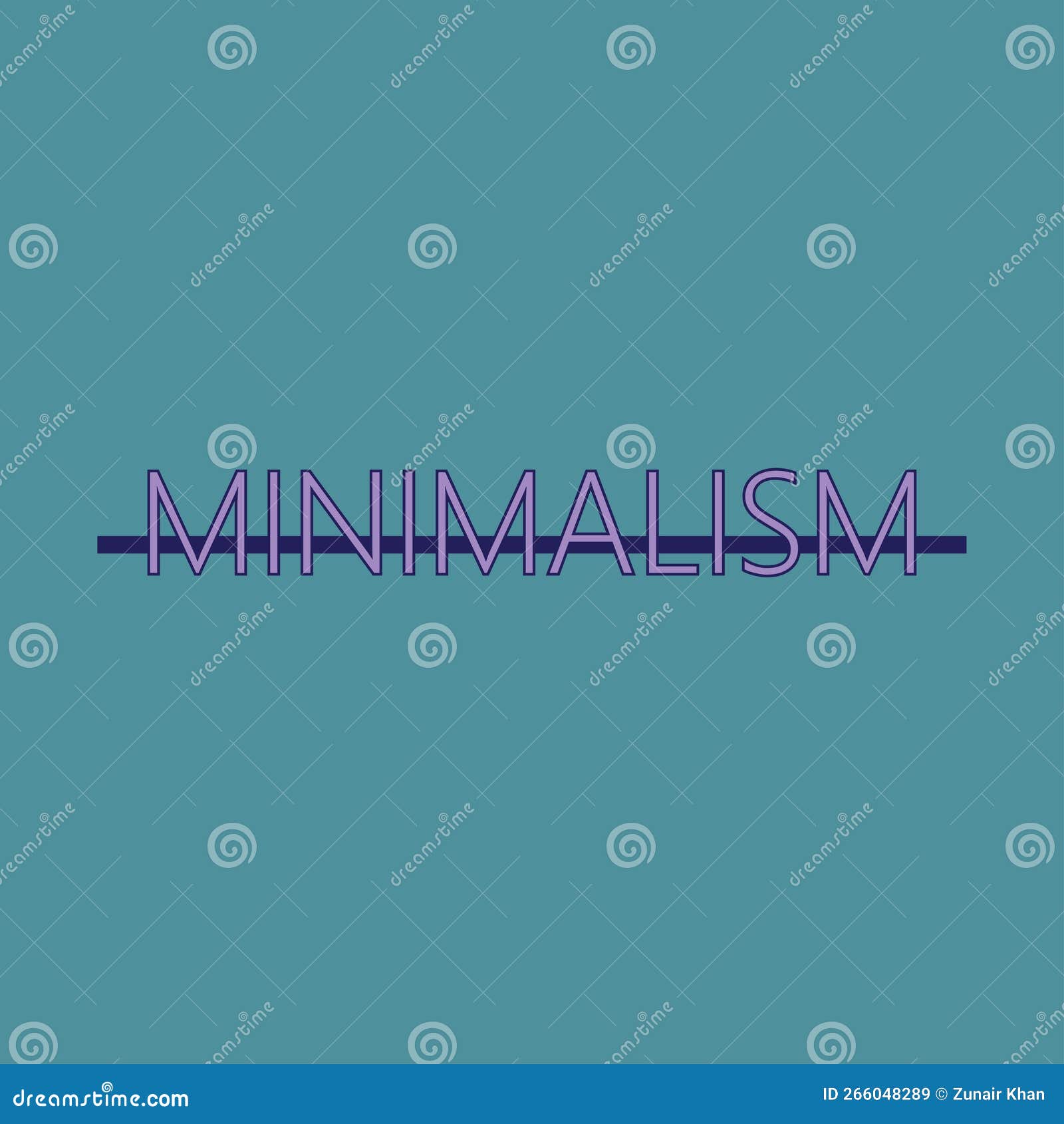 Simple Minimalism Text in Two Colors, Vector Wallpaper, Background ...