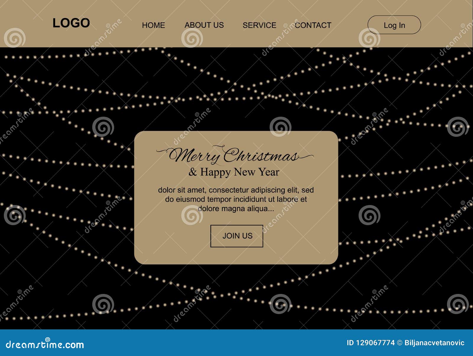 Party lights strings stock vector. Illustration of birthday - 129067774