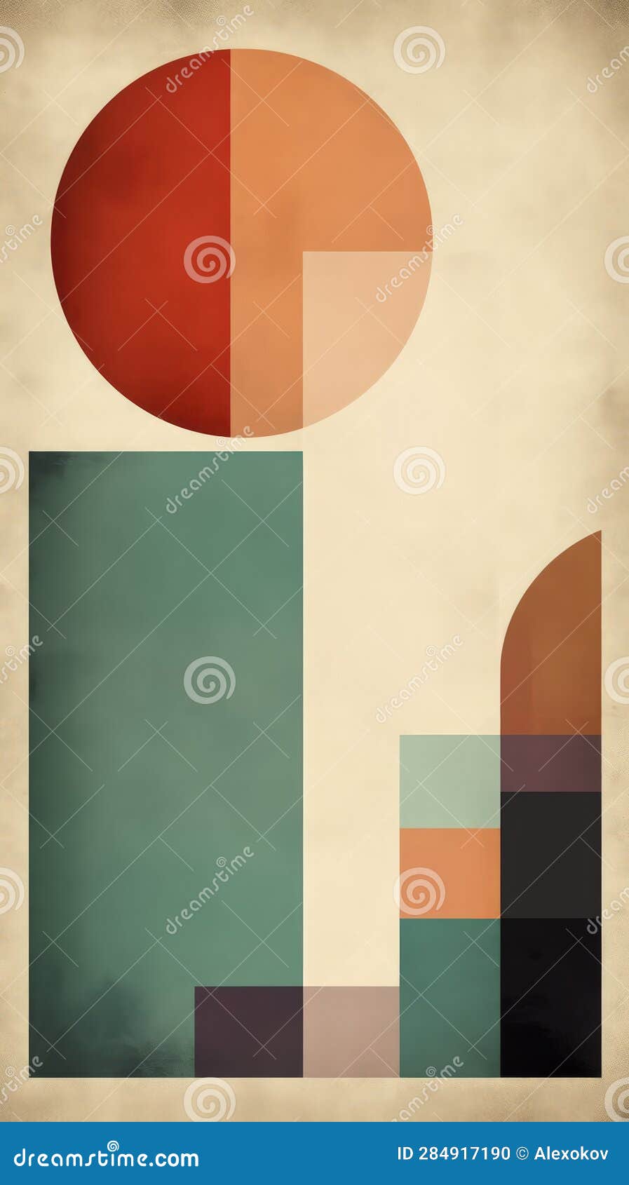 Minimalist Abstract Artwork with Clean and Precise Geometric Shapes AI ...