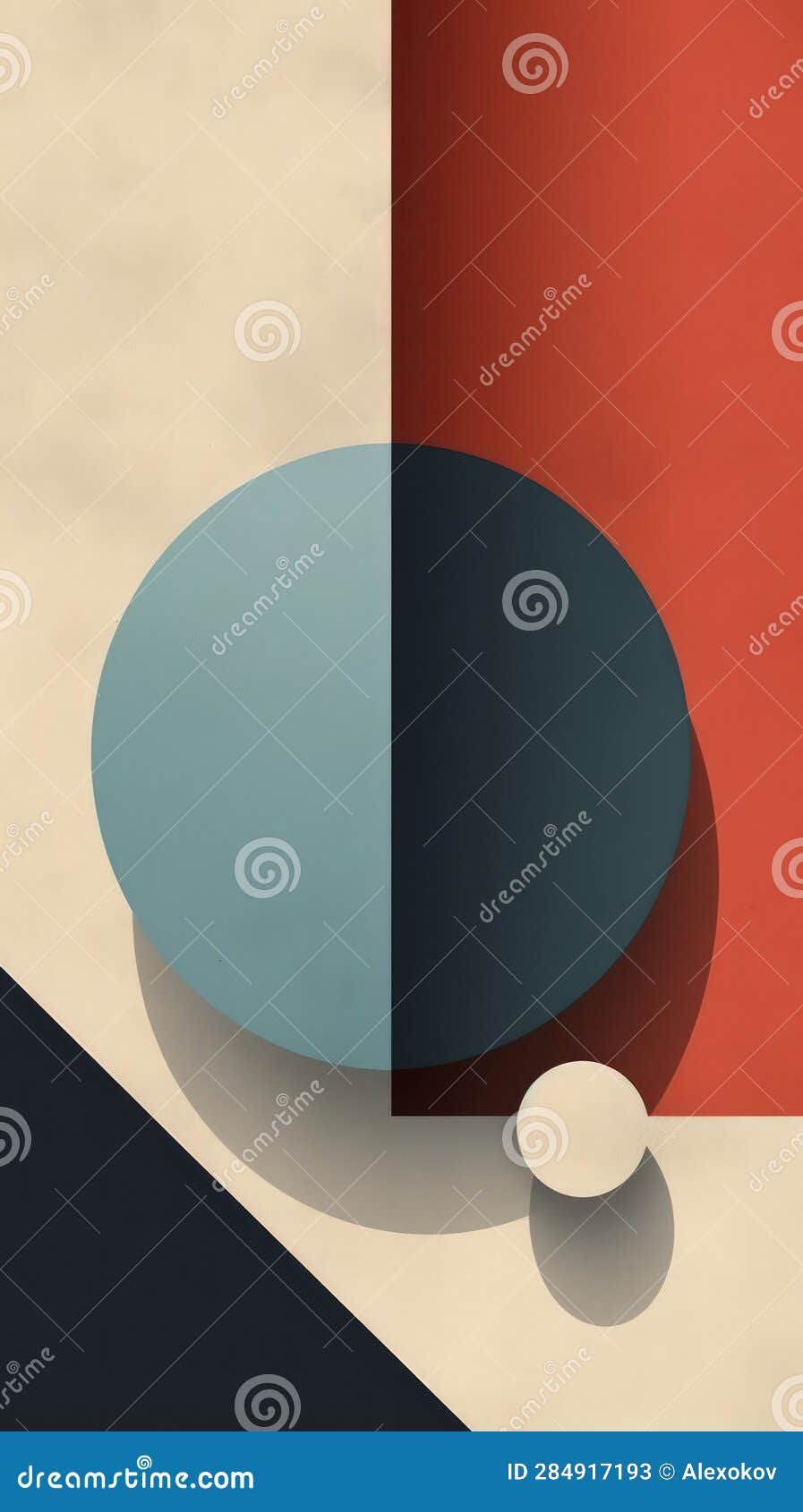 Minimalist Abstract Artwork with Clean and Precise Geometric Shapes AI ...