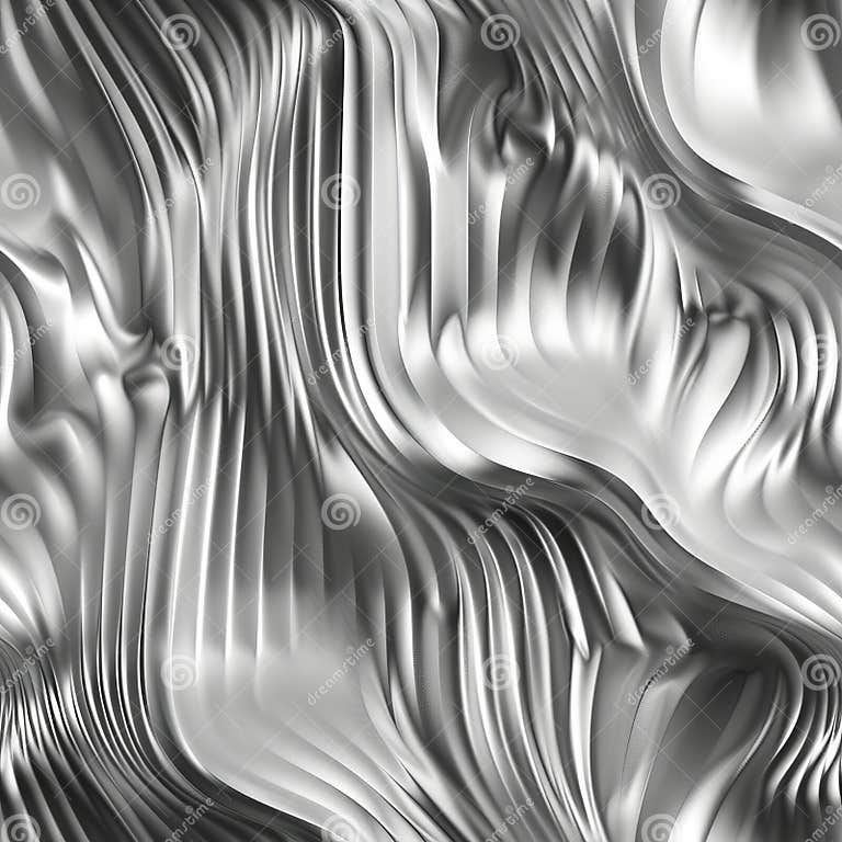 A Minimalist Abstract Backdrop Showcases a Smooth Silver Surface with ...