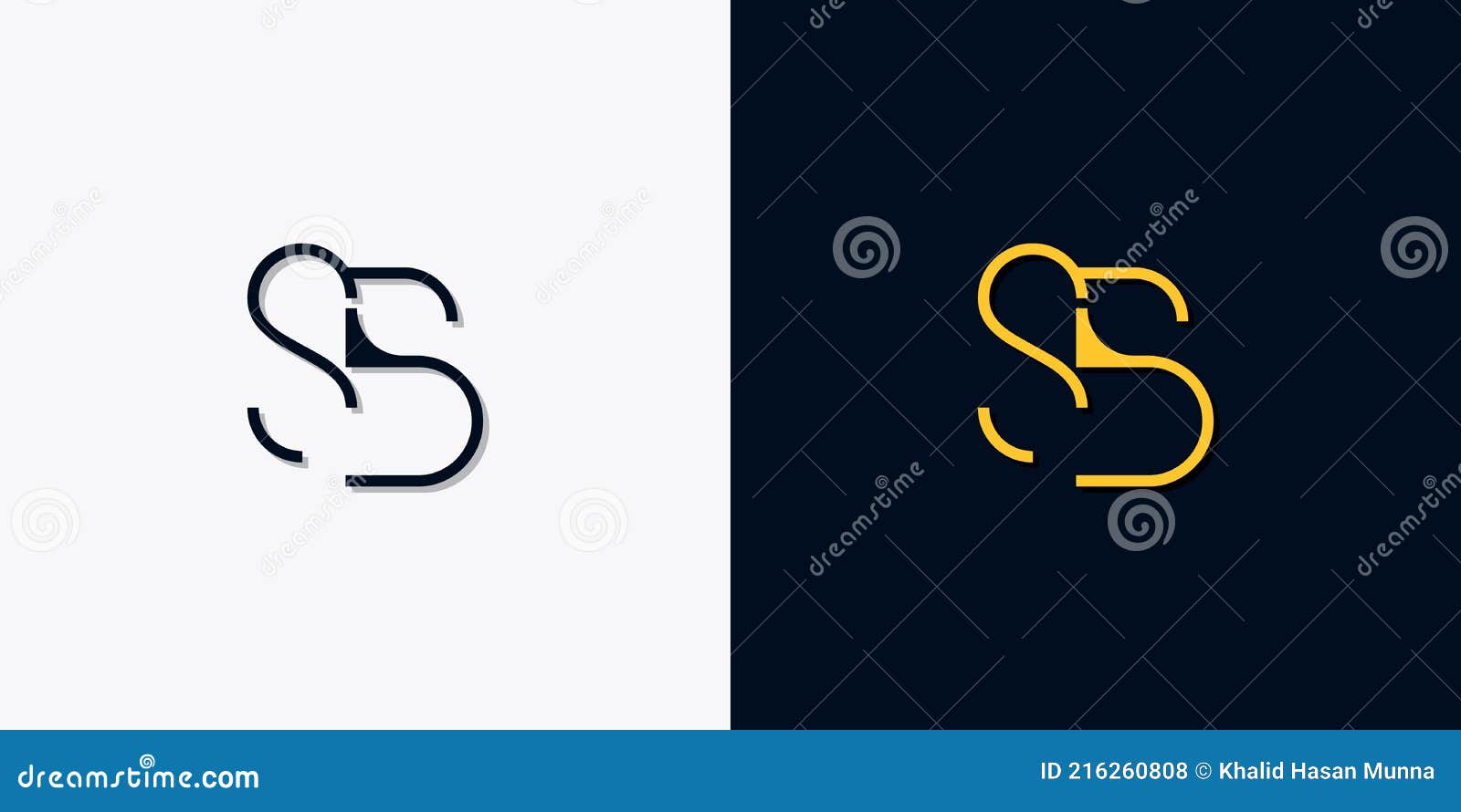 Minimalist Abstract Initial Letters SB Logo Stock Vector - Illustration ...